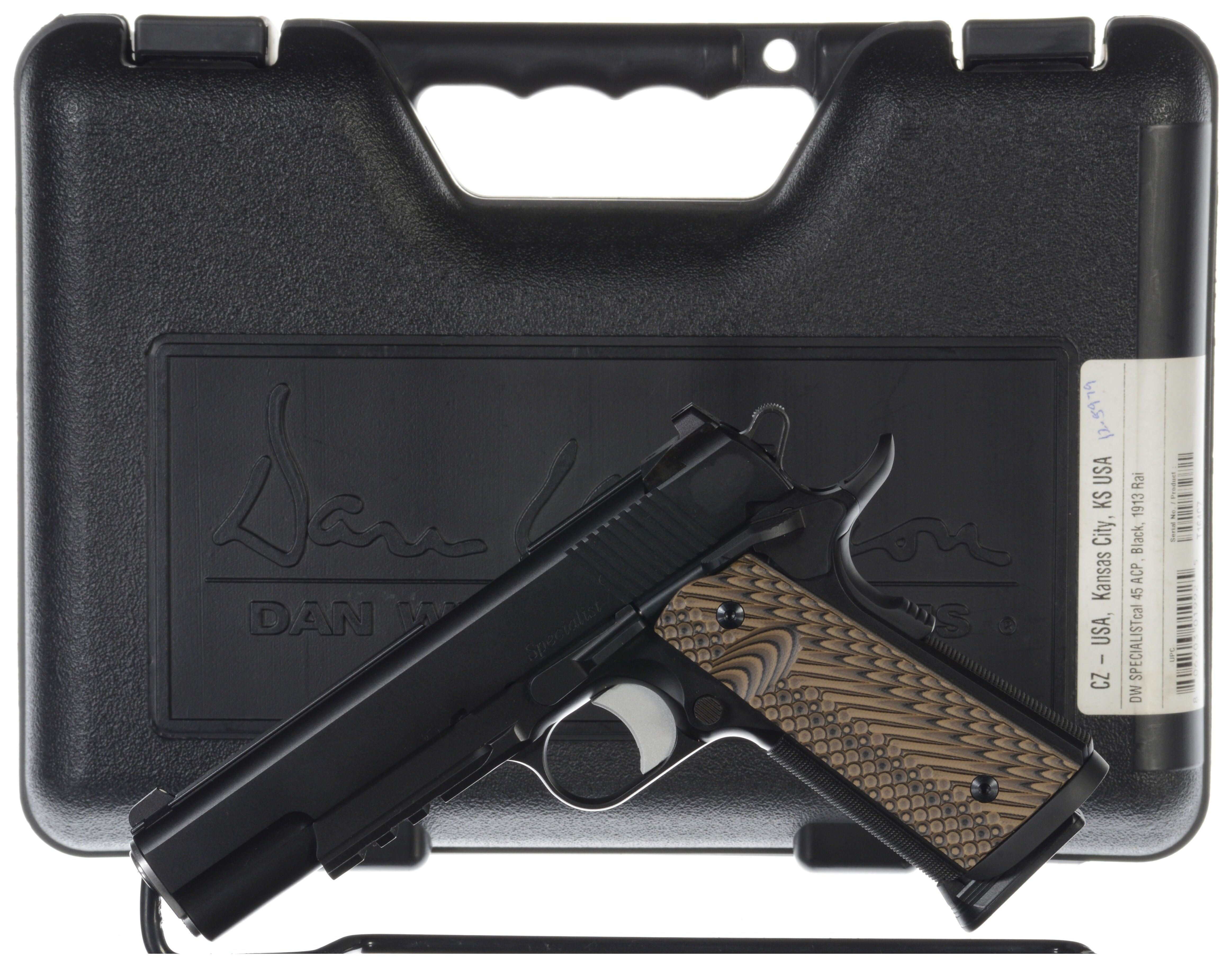 Dan Wesson Specialist Semi-Automatic Pistol with Case | Rock Island Auction