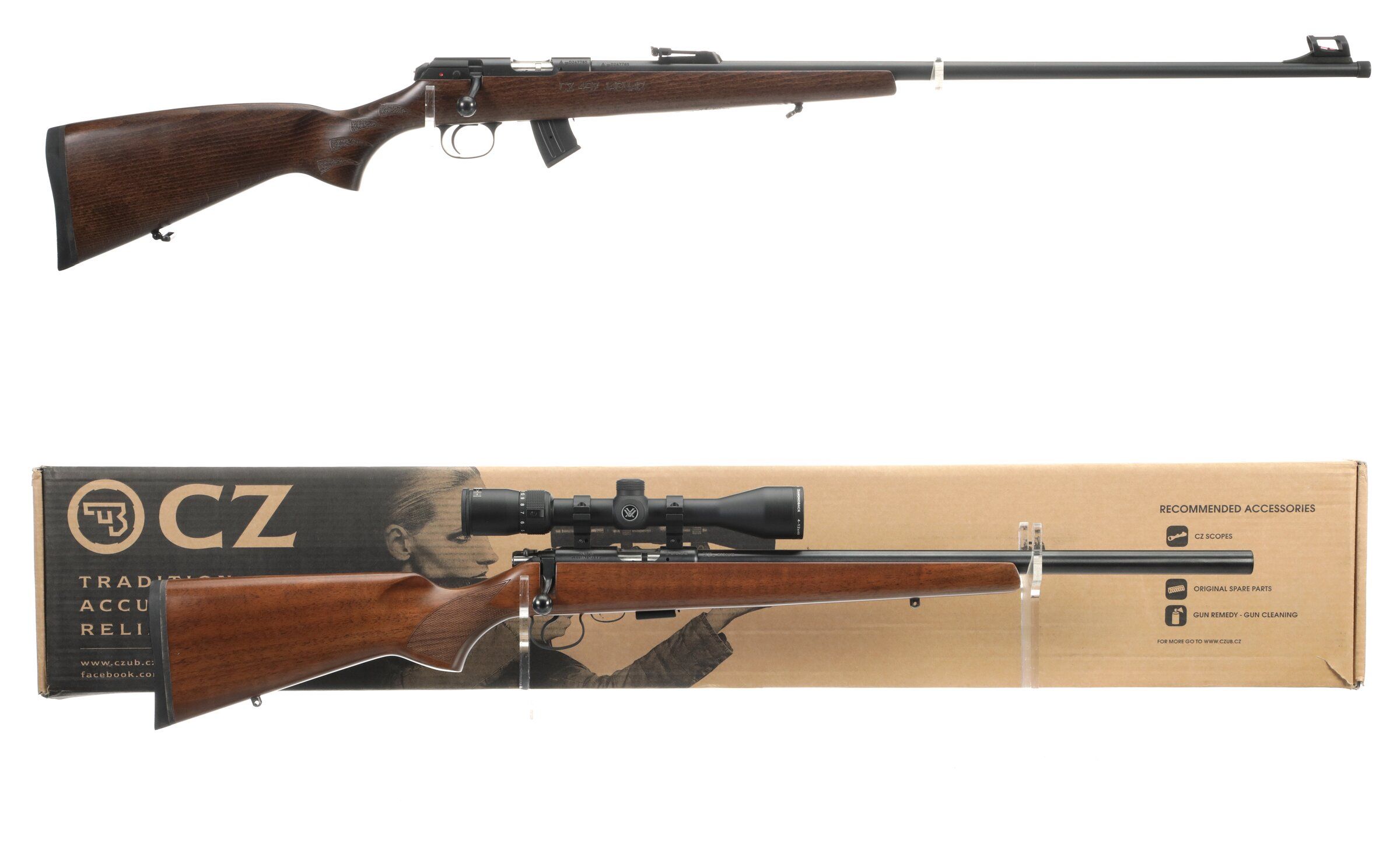 Two CZ Bolt Action Rifles | Rock Island Auction