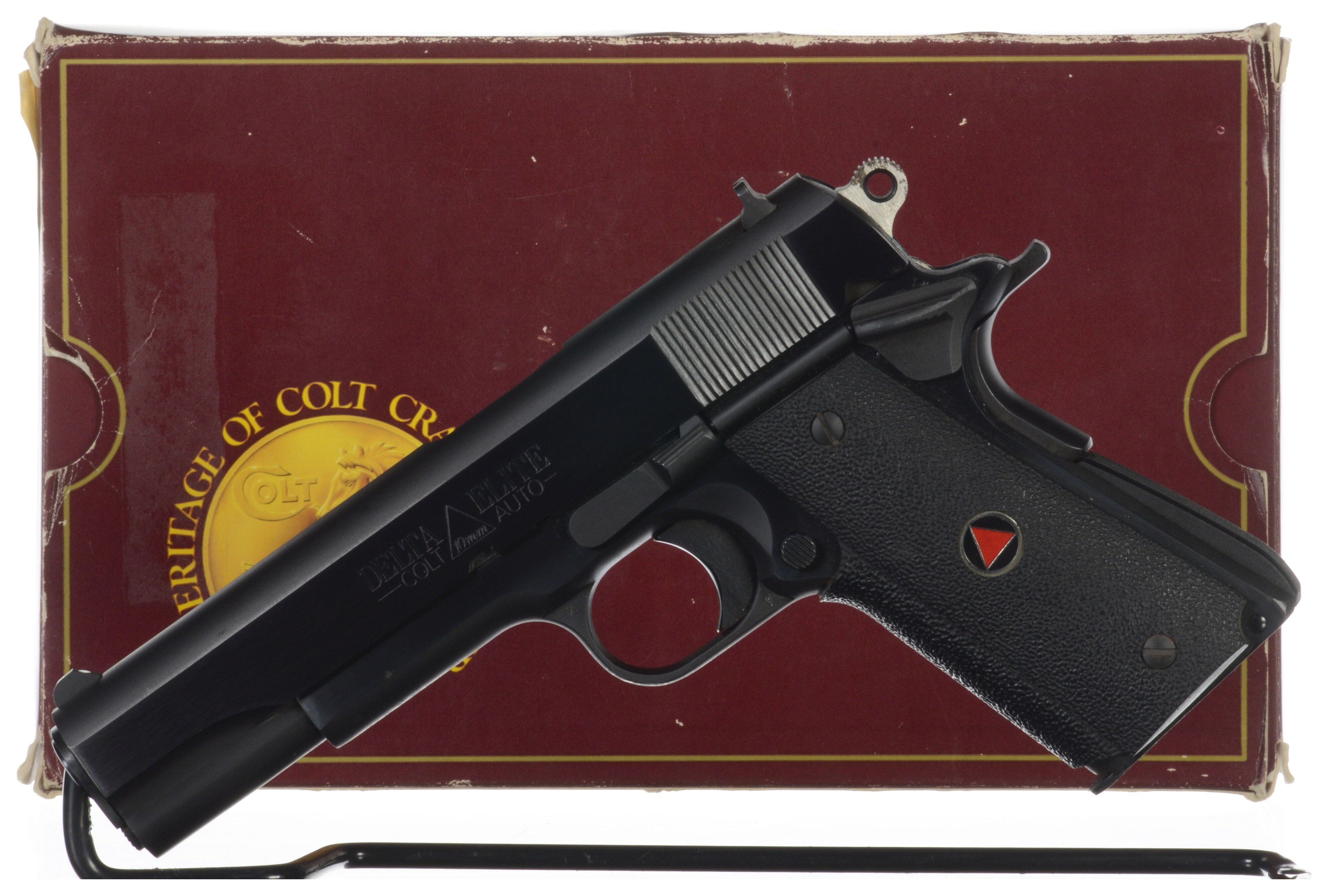 Colt Delta Elite Government Model Semi-Automatic Pistol with Box | Rock ...