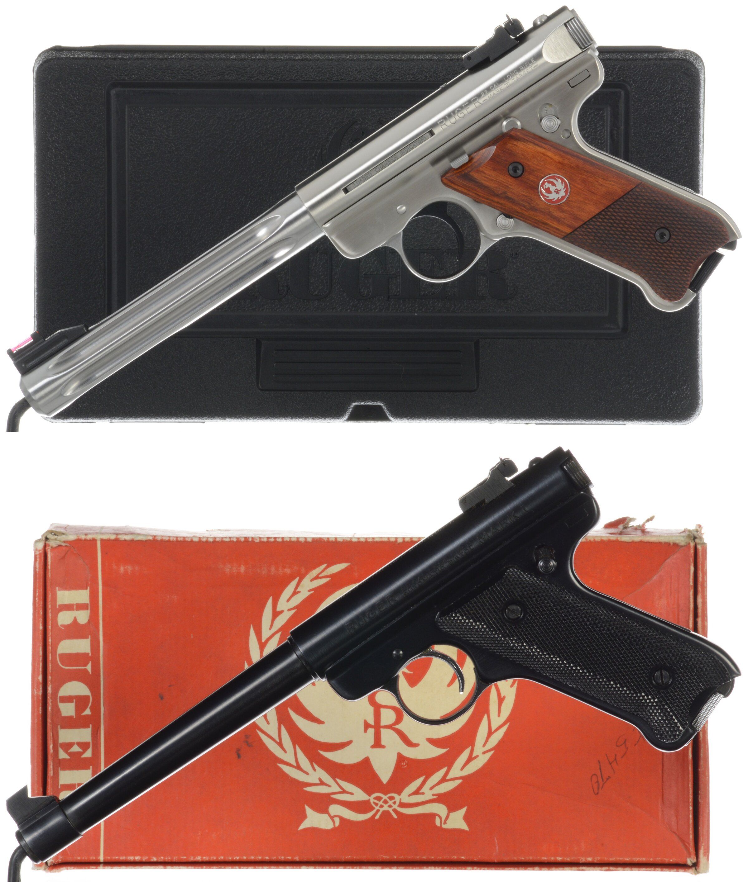 Two Ruger Semi-Automatic Target Pistols | Rock Island Auction