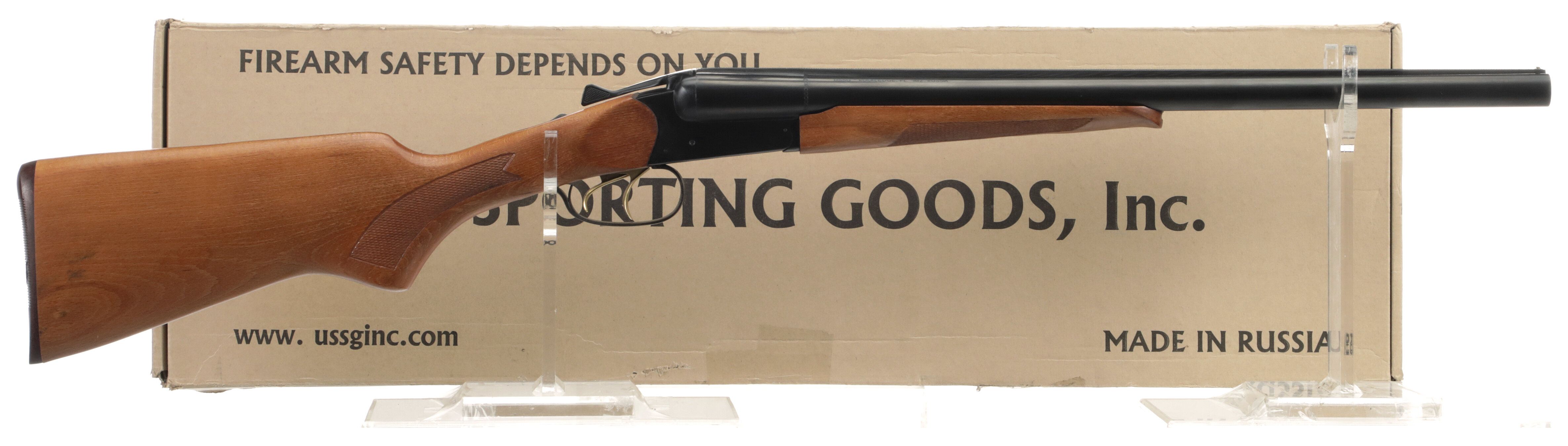 Baikal Model MP220 Double Barrel Shotgun with Box | Rock Island Auction
