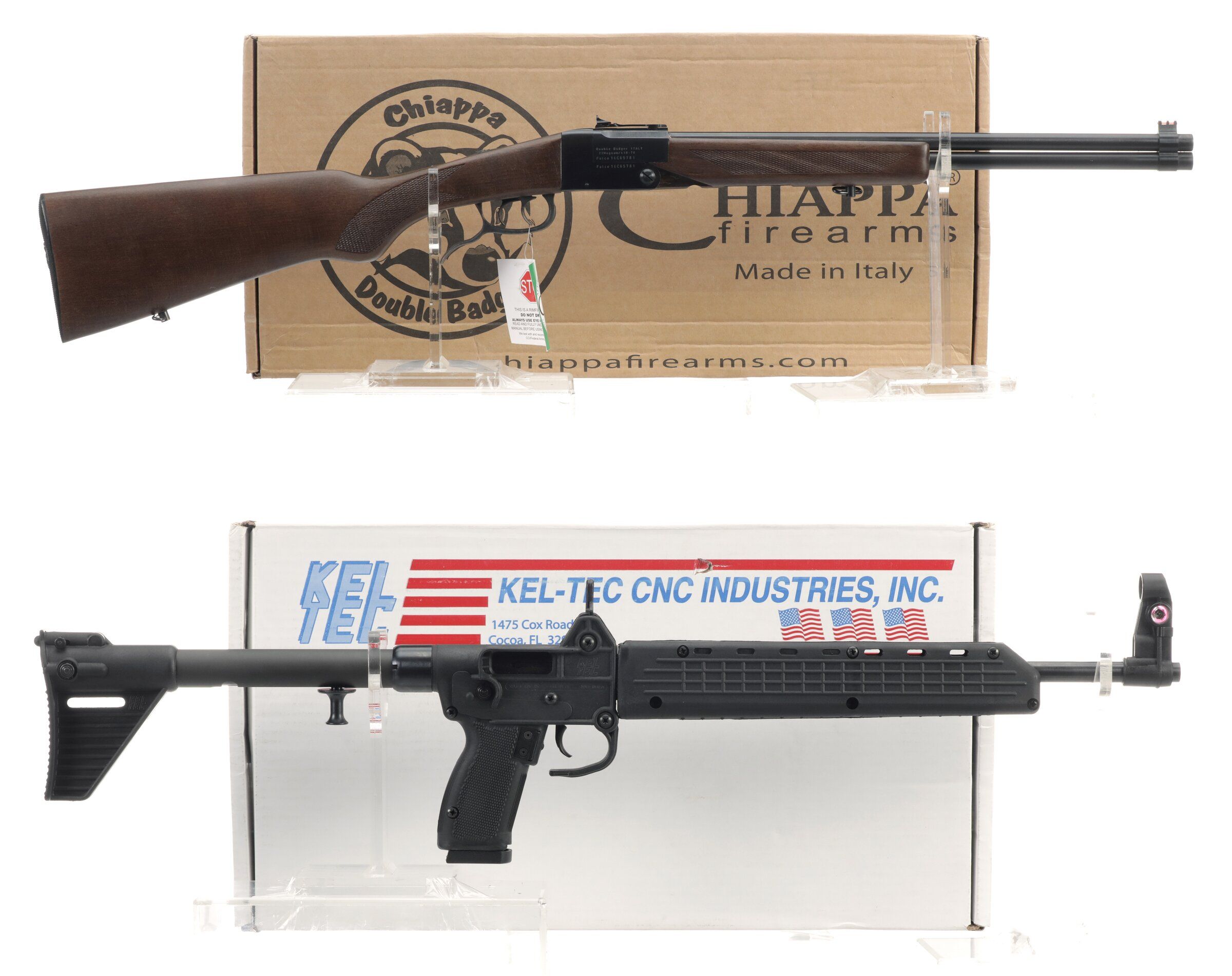 Two Rifles with Boxes | Rock Island Auction