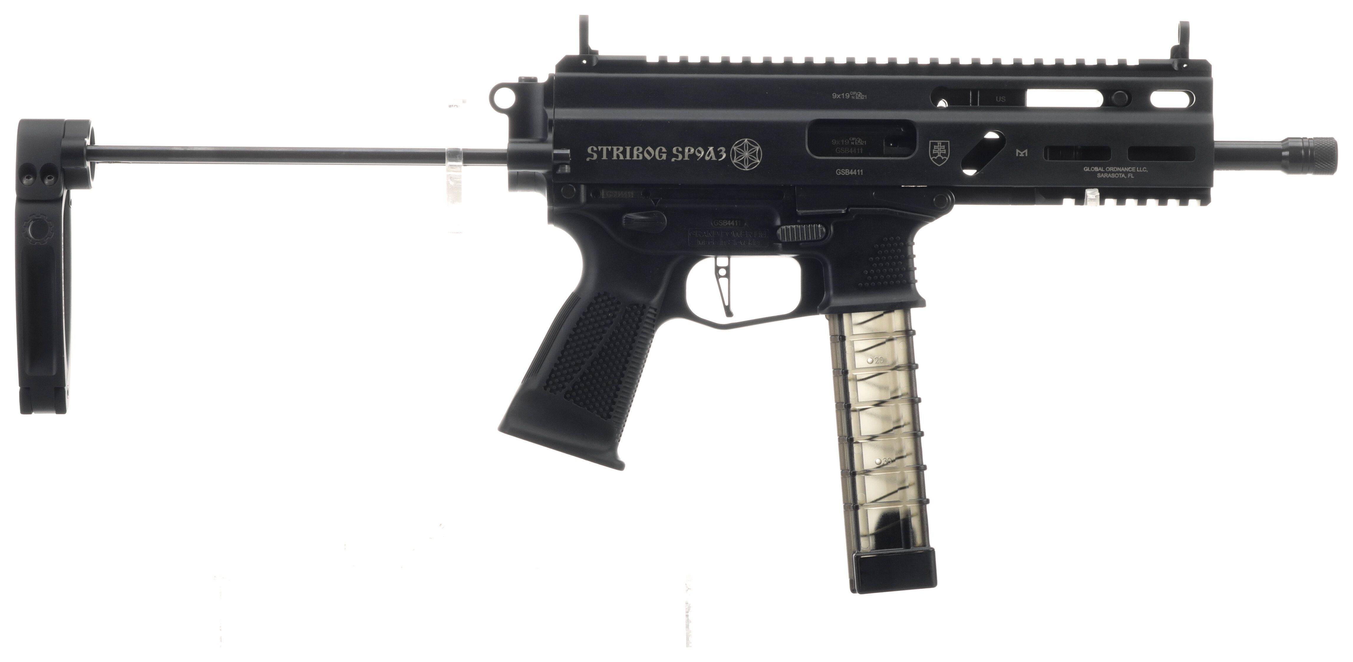 Grand Power Stribog SP9A3 Semi-Automatic Pistol with Case | Rock Island ...