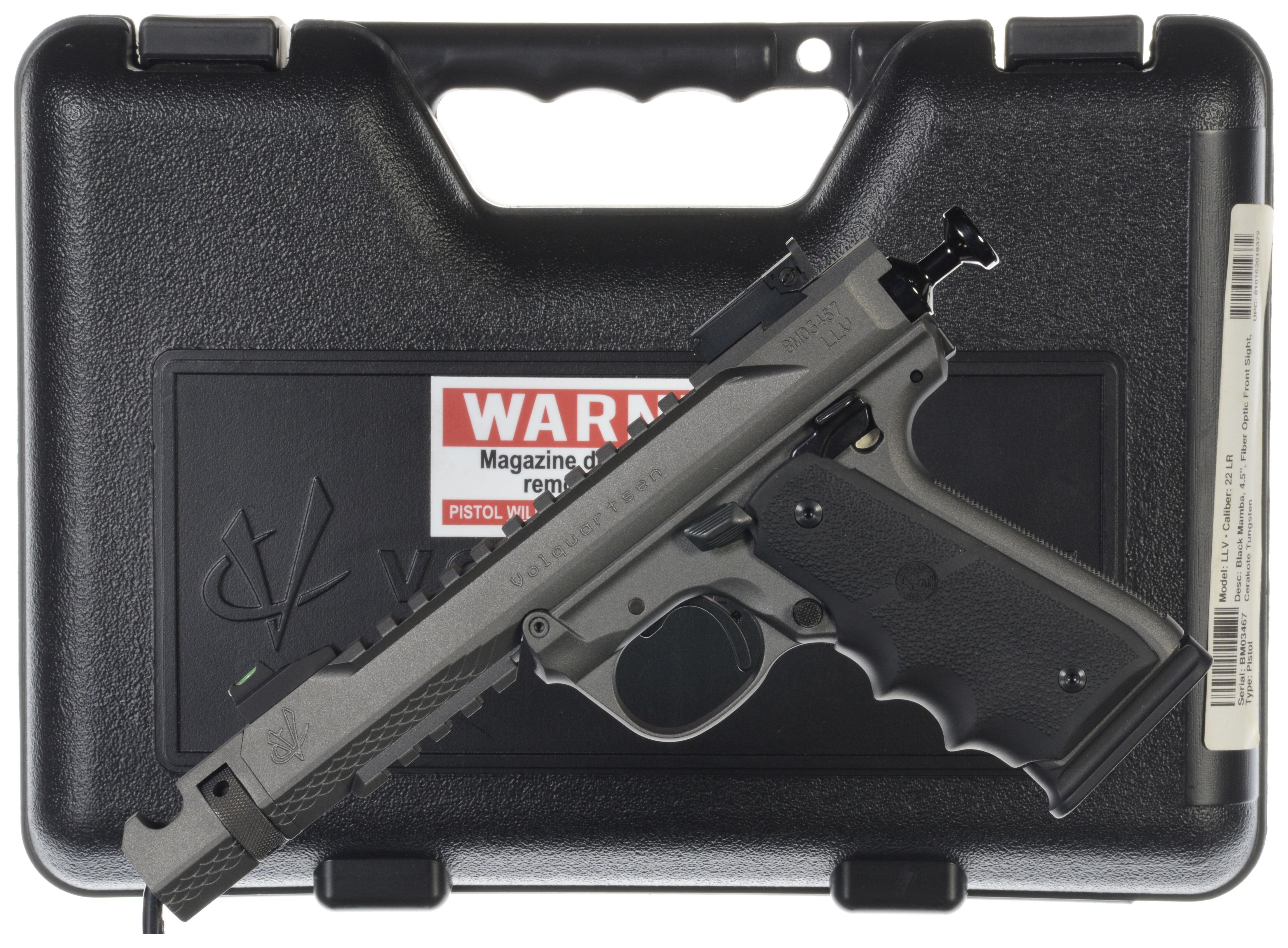 Volquartsen Custom LLV Black Mamba Semi-Automatic Pistol | Rock Island ...