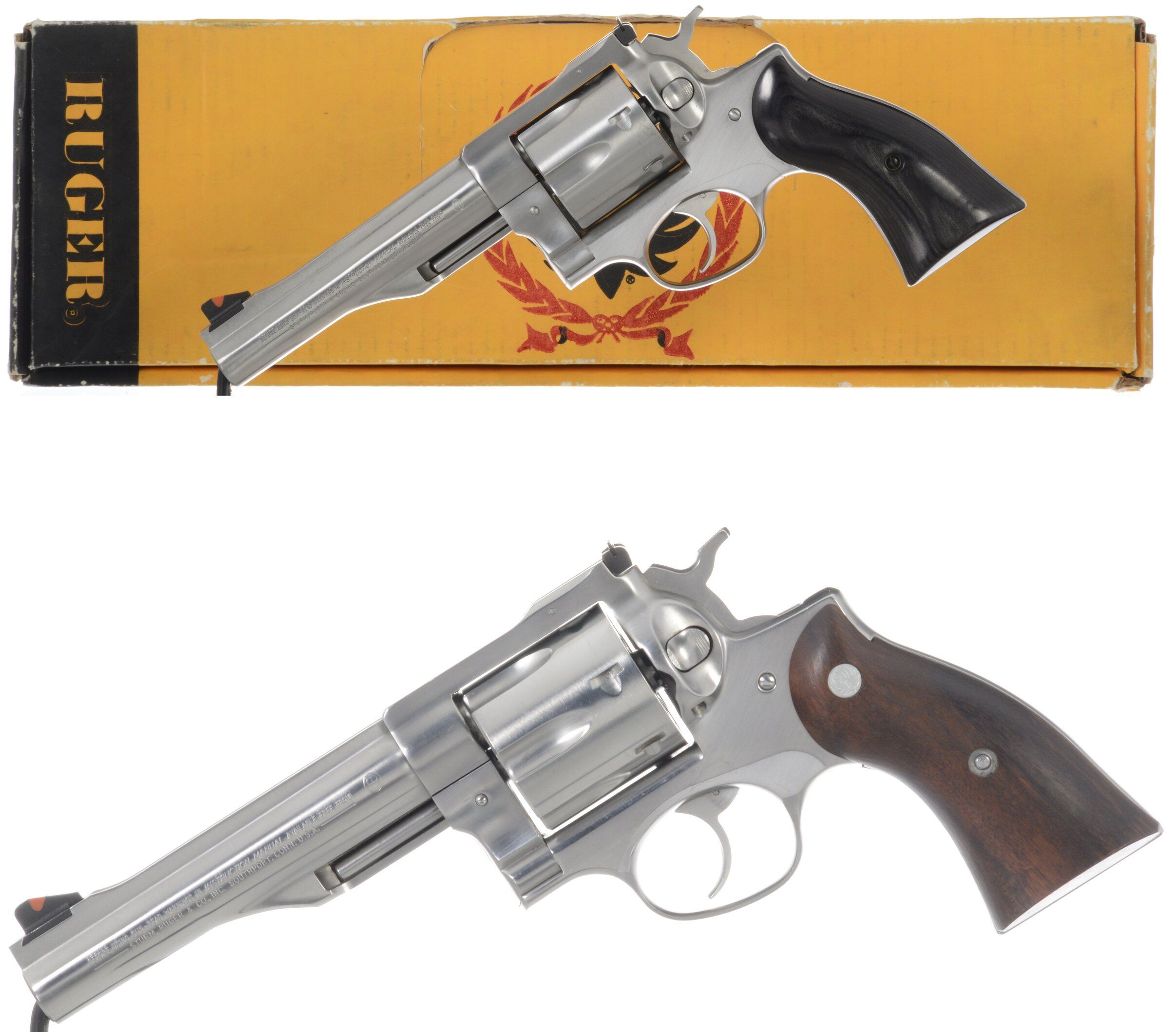 Two Ruger Redhawk Double Action Revolvers | Rock Island Auction