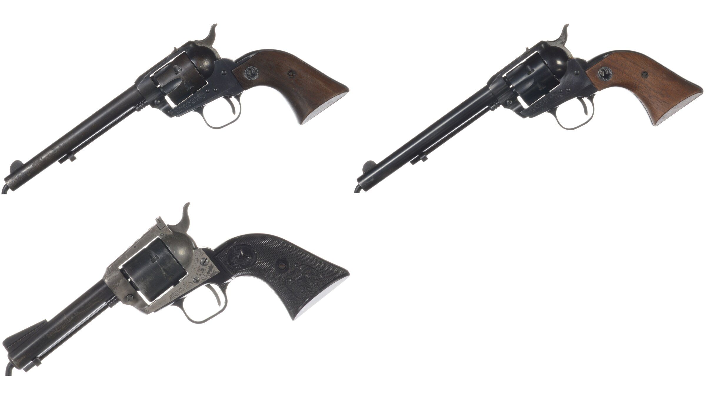 Three Single Action Revolvers Rock Island Auction