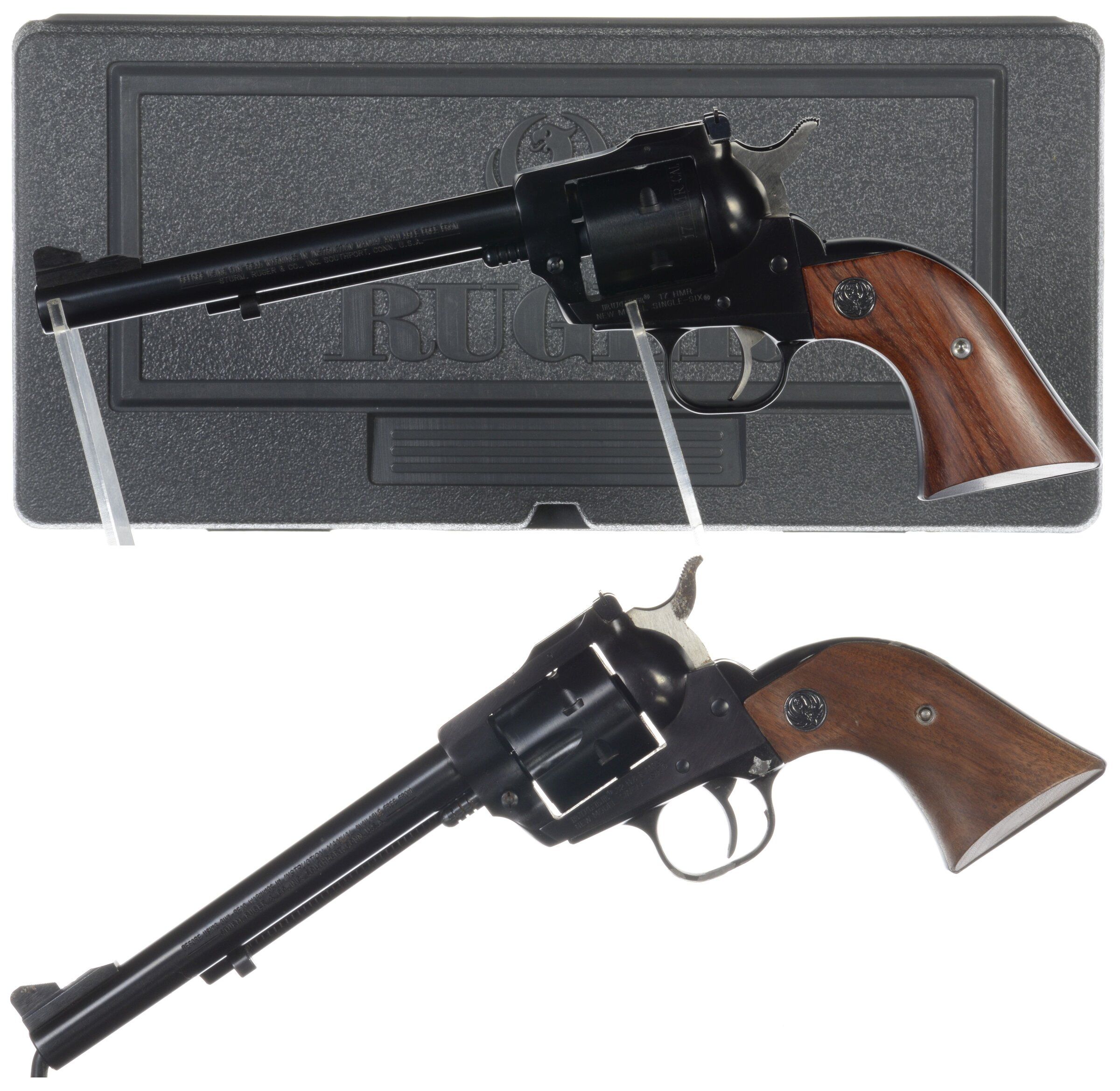 Two Ruger New Model Single-Six Single Action Revolvers | Rock Island ...