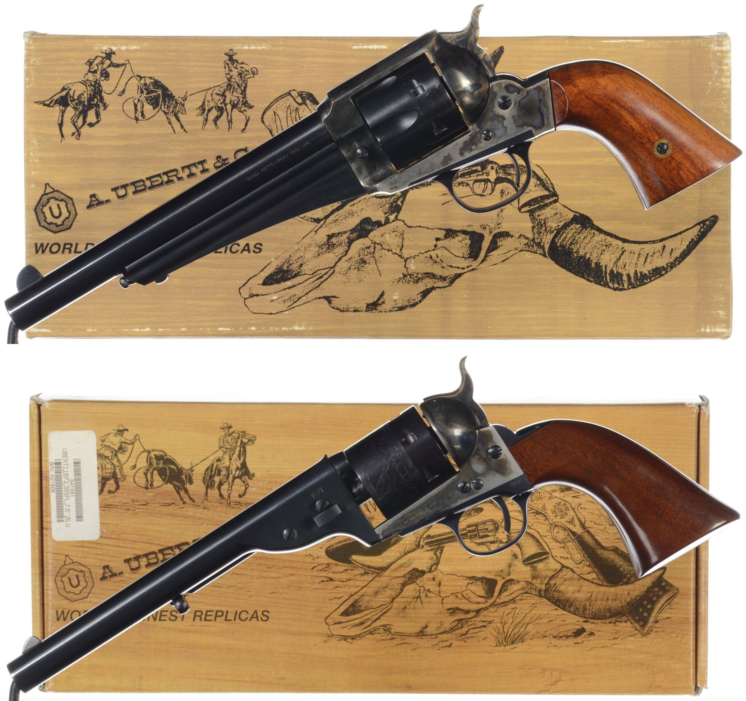 Two Uberti Single Action Revolvers with Boxes | Rock Island Auction