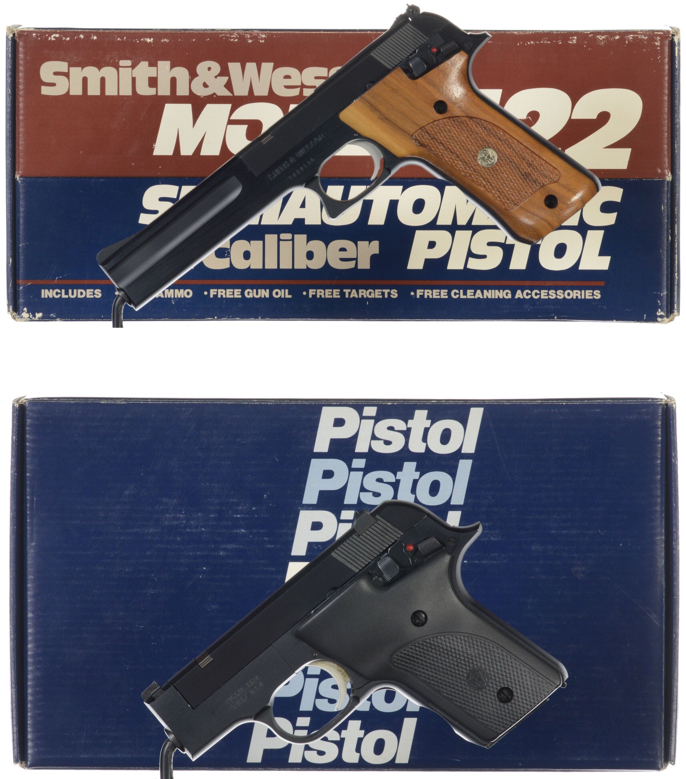 Two Smith & Wesson Semi-Automatic Pistols with Boxes | Rock Island Auction