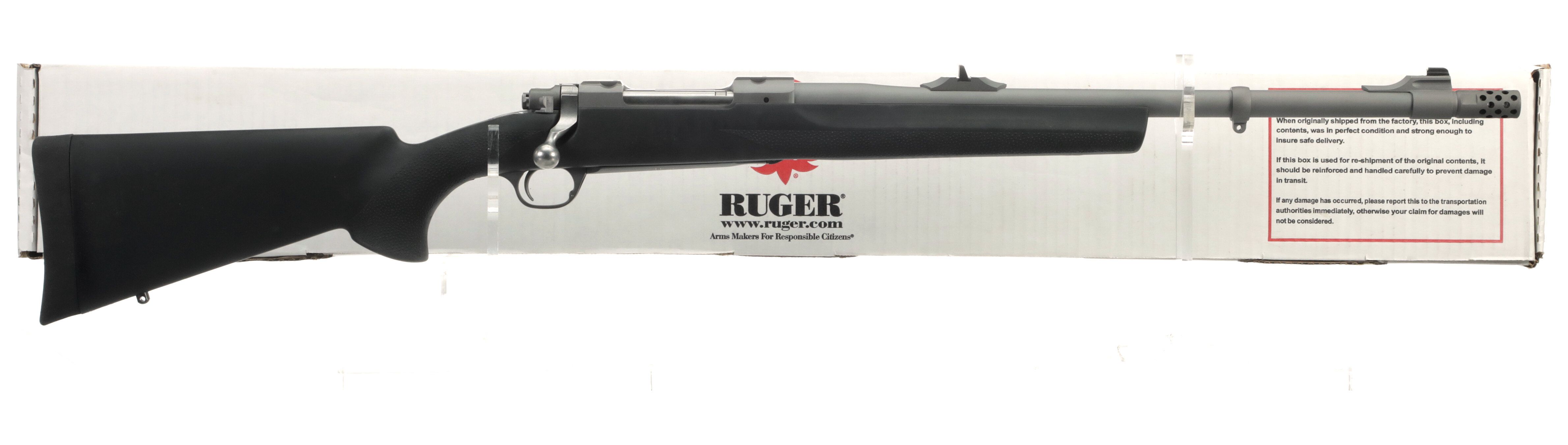 Ruger M77 Hawkeye Bolt Action Rifle in .375 Ruger with Box | Rock ...