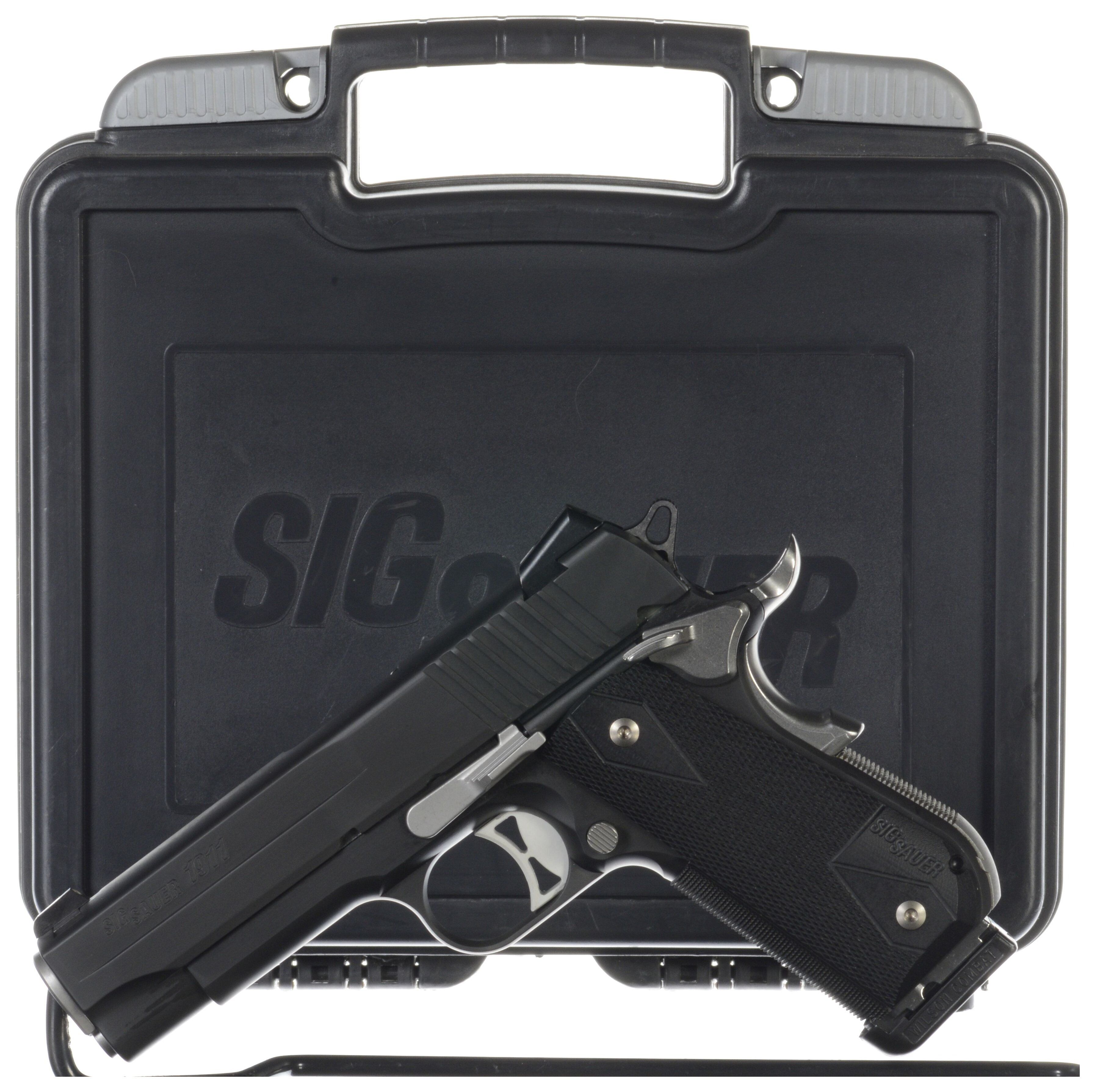 Sig Sauer Model 1911 Fastback Nightmare Pistol with Case | Rock Island ...