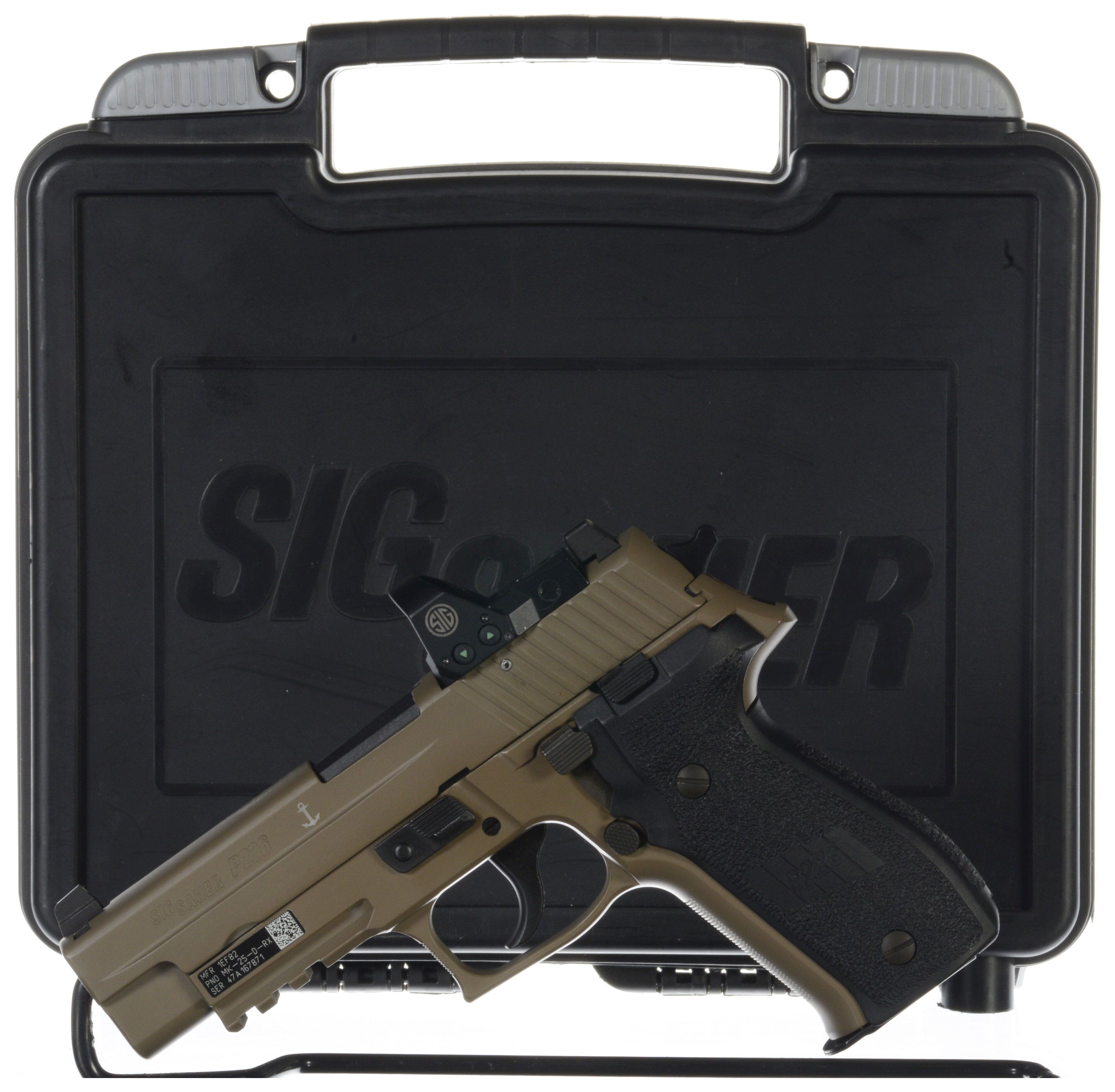 Sig Sauer Model P226 MK25 RX Desert Semi-Automatic Pistol | Rock Island ...