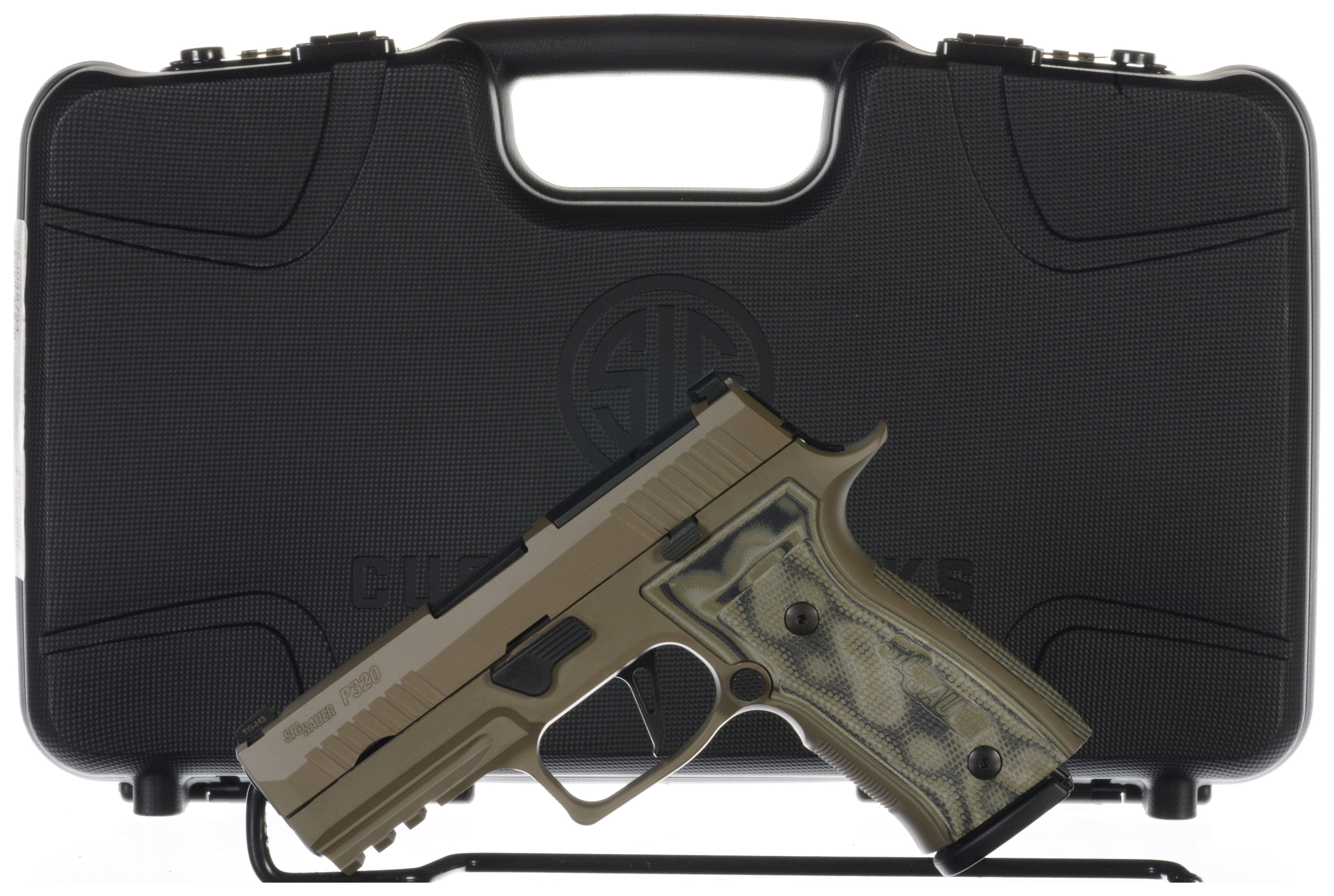 Sig Sauer Custom Works P320 AXG Scorpion Pistol with Case | Rock Island ...