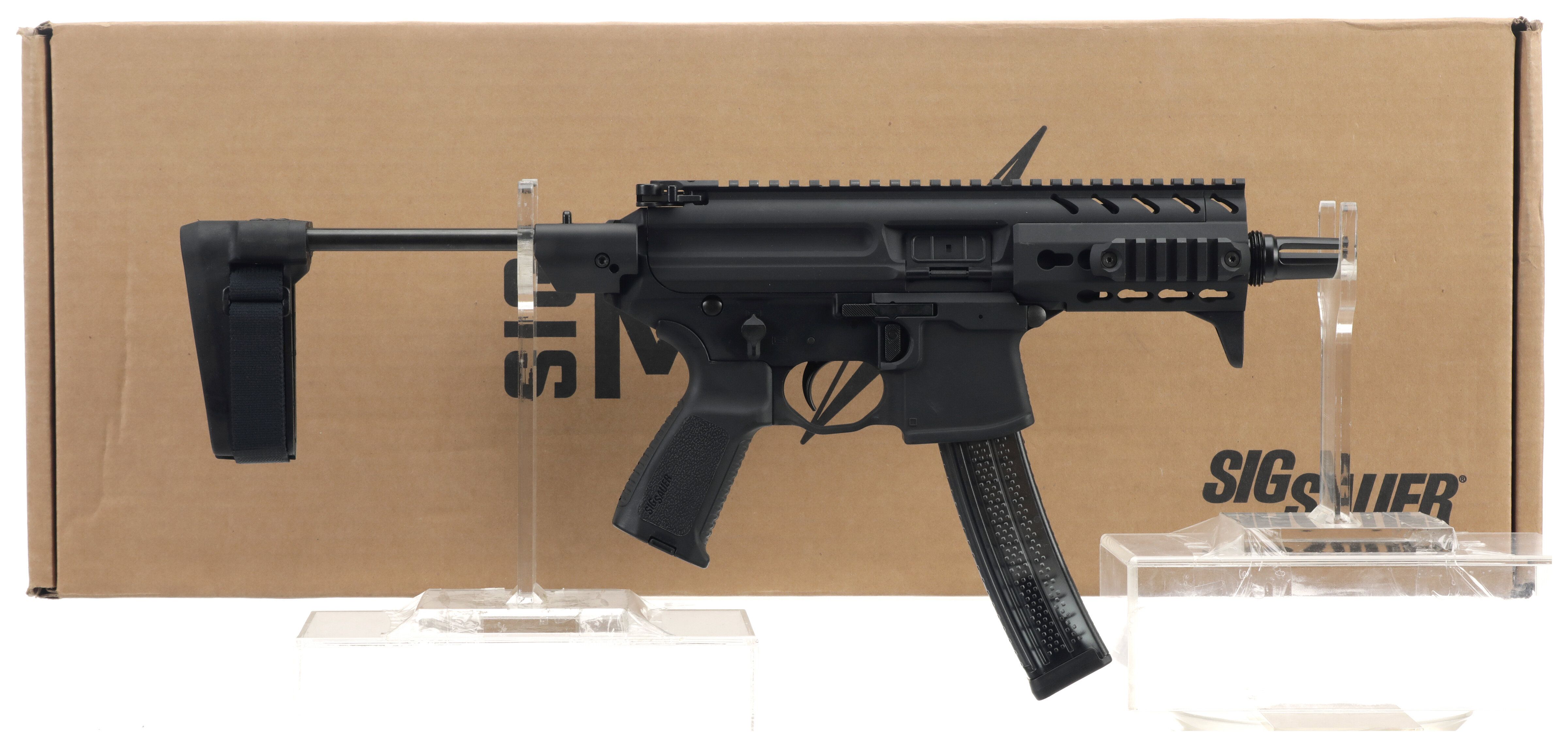 Sig Sauer Mpx Semi Automatic Pistol With Box Rock Island Auction