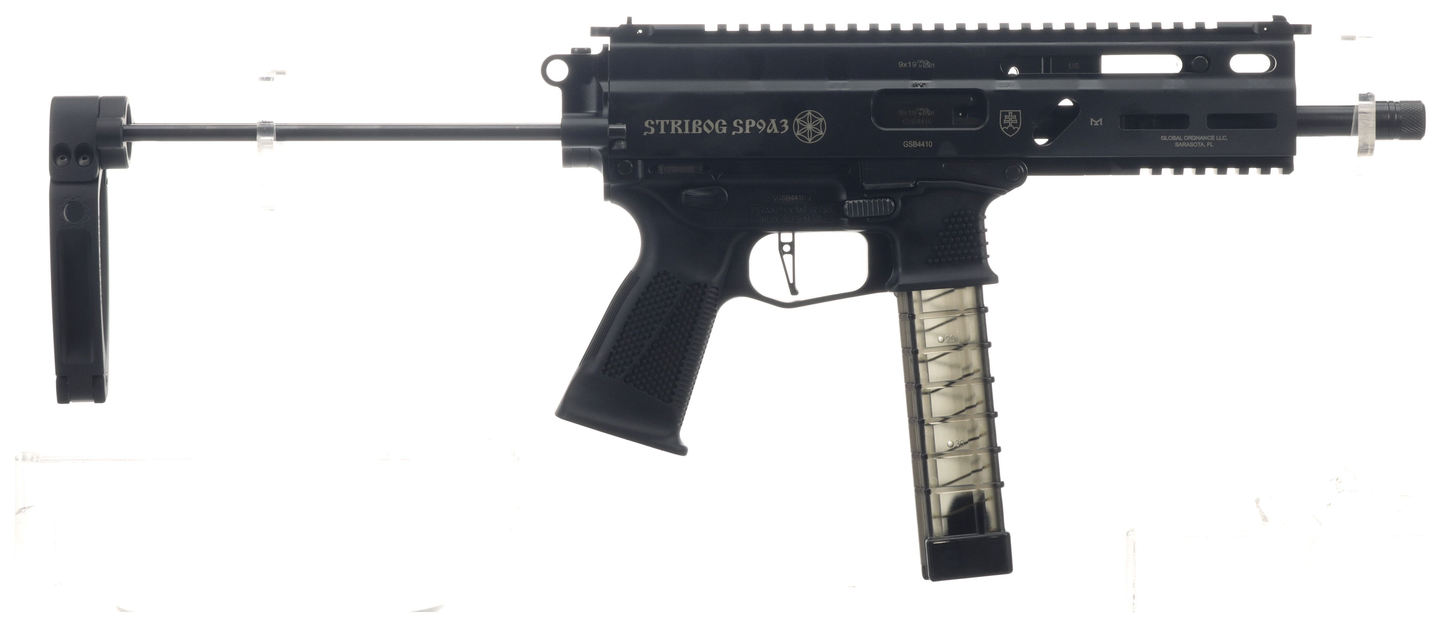 Grand Power Stribog SP9A3 Semi-Automatic Pistol with Case | Rock Island ...