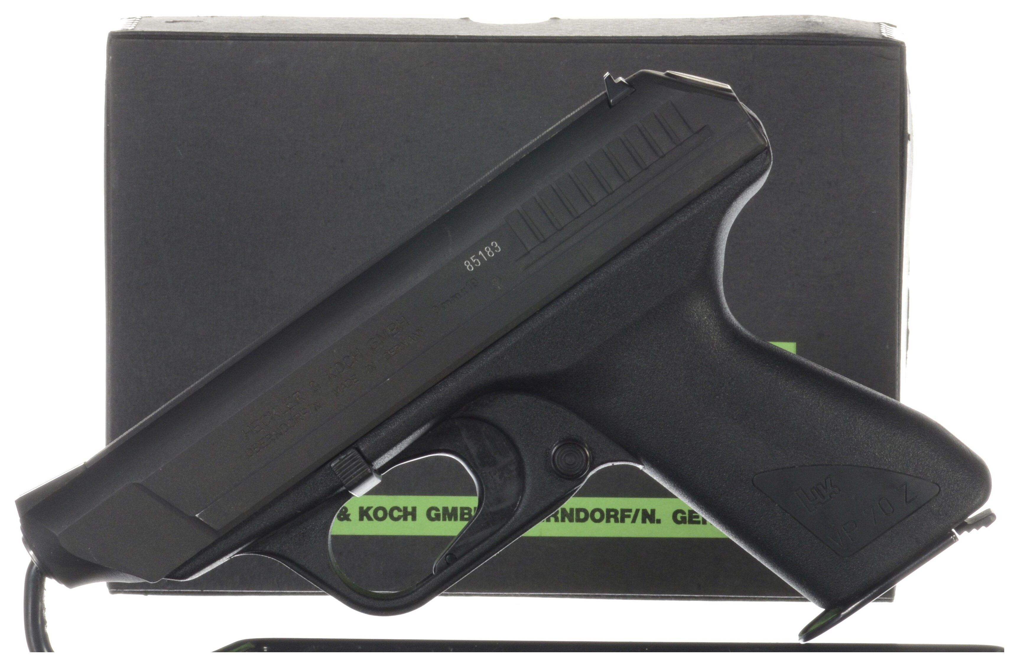 Heckler & Koch Model VP70Z Semi-Automatic Pistol with Box | Rock Island ...