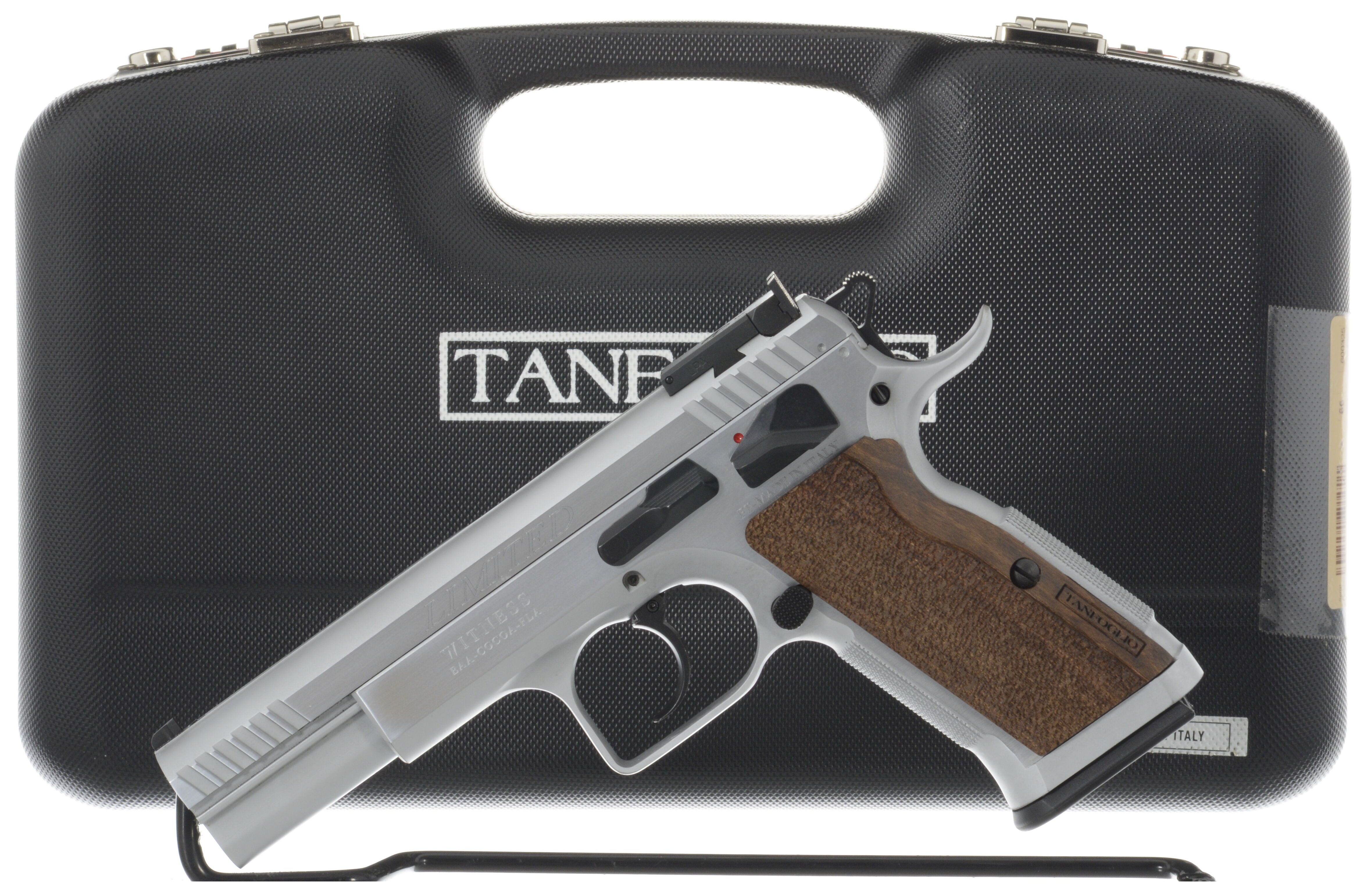 Tanfoglio Witness Limited Pro Semi-Automatic Pistol with Case | Rock ...
