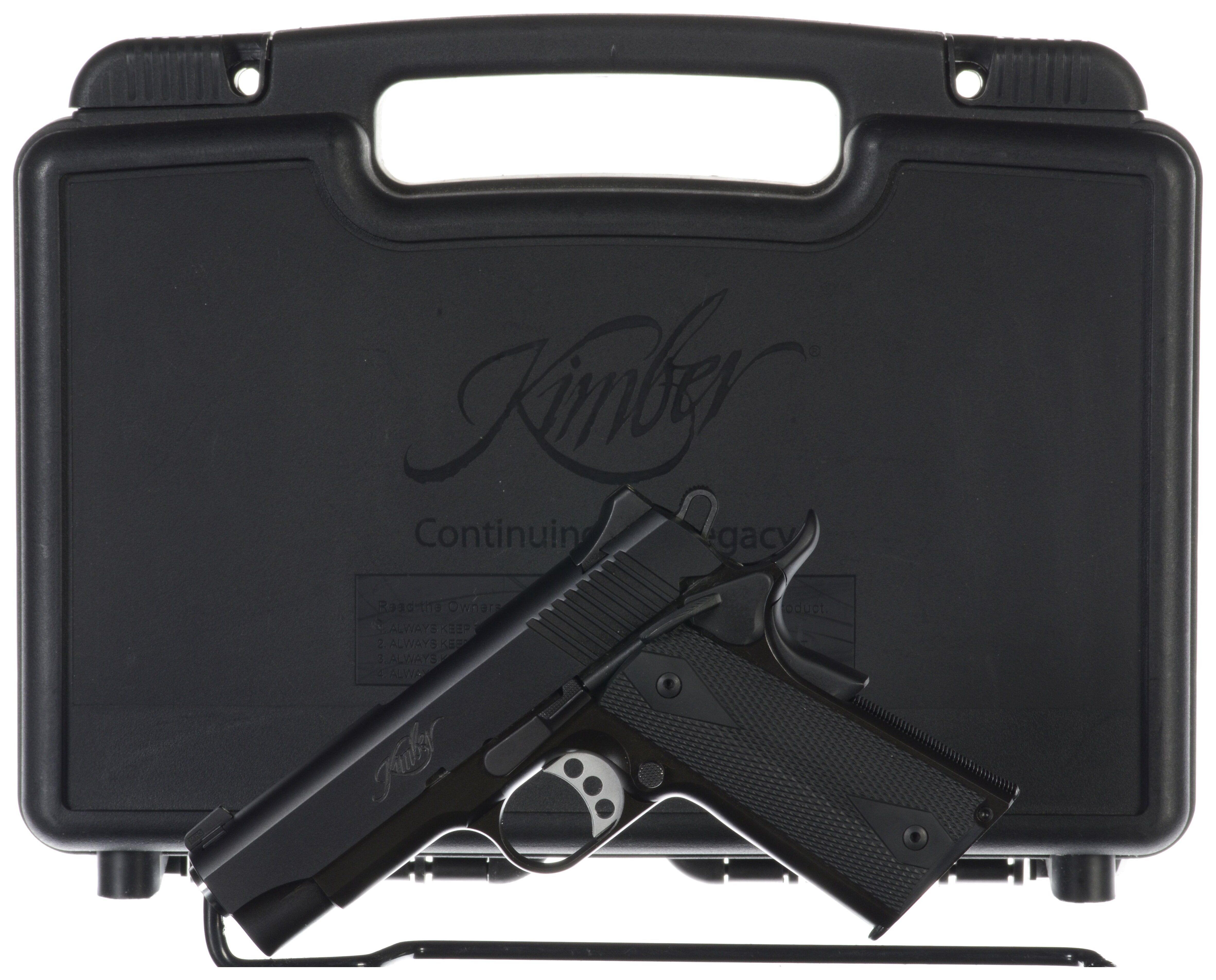 Kimber Pro Carry Ii Semi Automatic Pistol With Case Rock Island Auction
