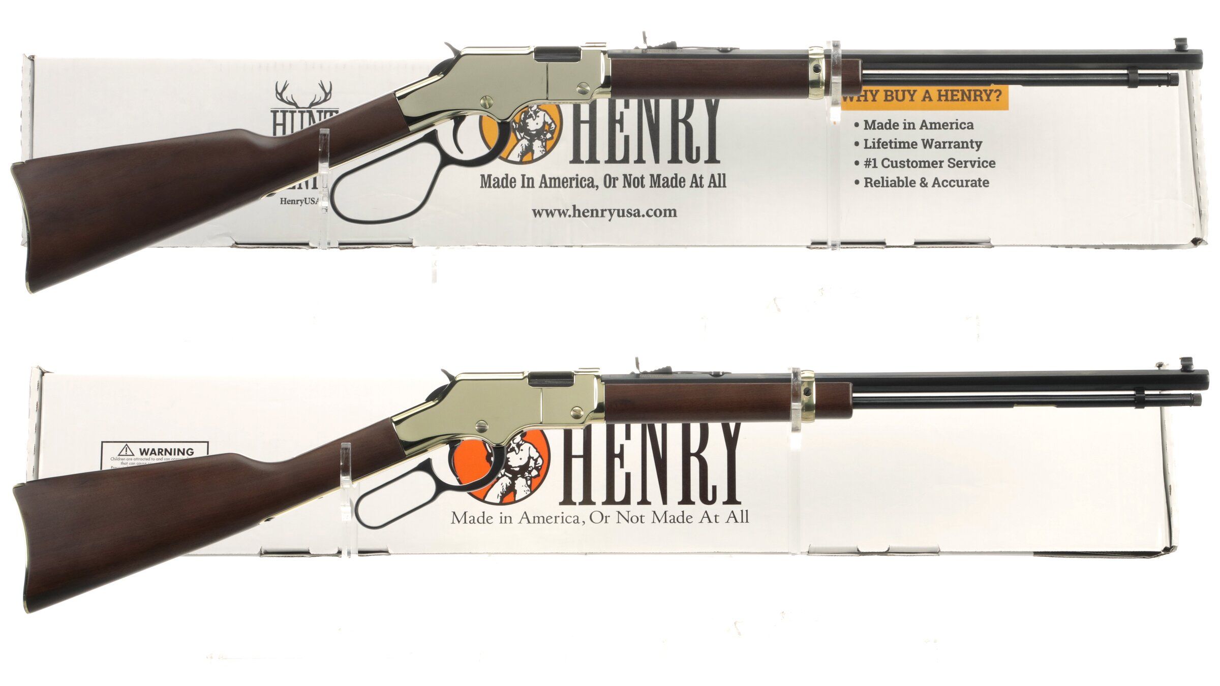 Two Henry Repeating Arms Golden Boy Rifles with Boxes | Rock Island Auction