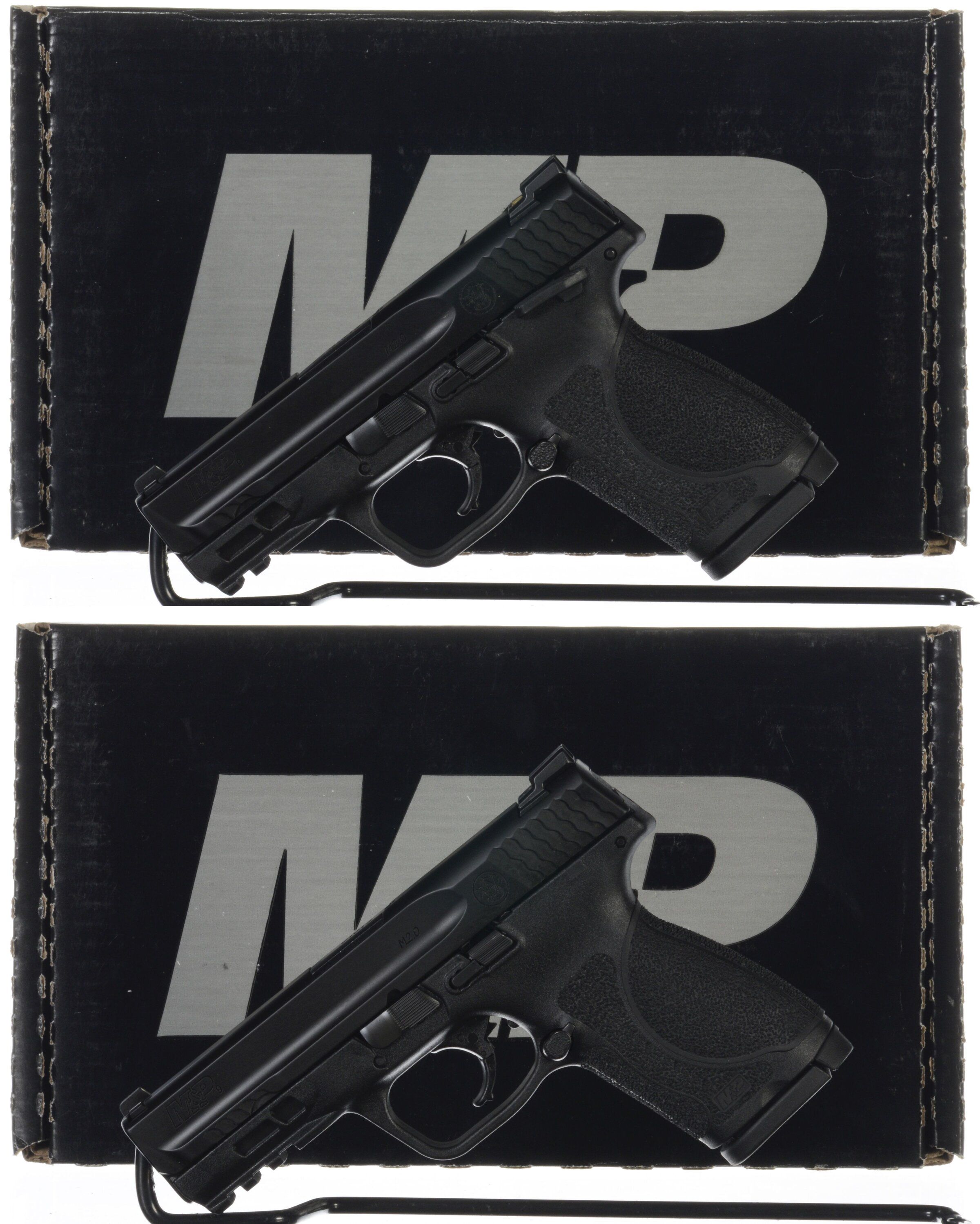 Two Smith & Wesson M&P9 Semi-Automatic with Boxes | Rock Island Auction