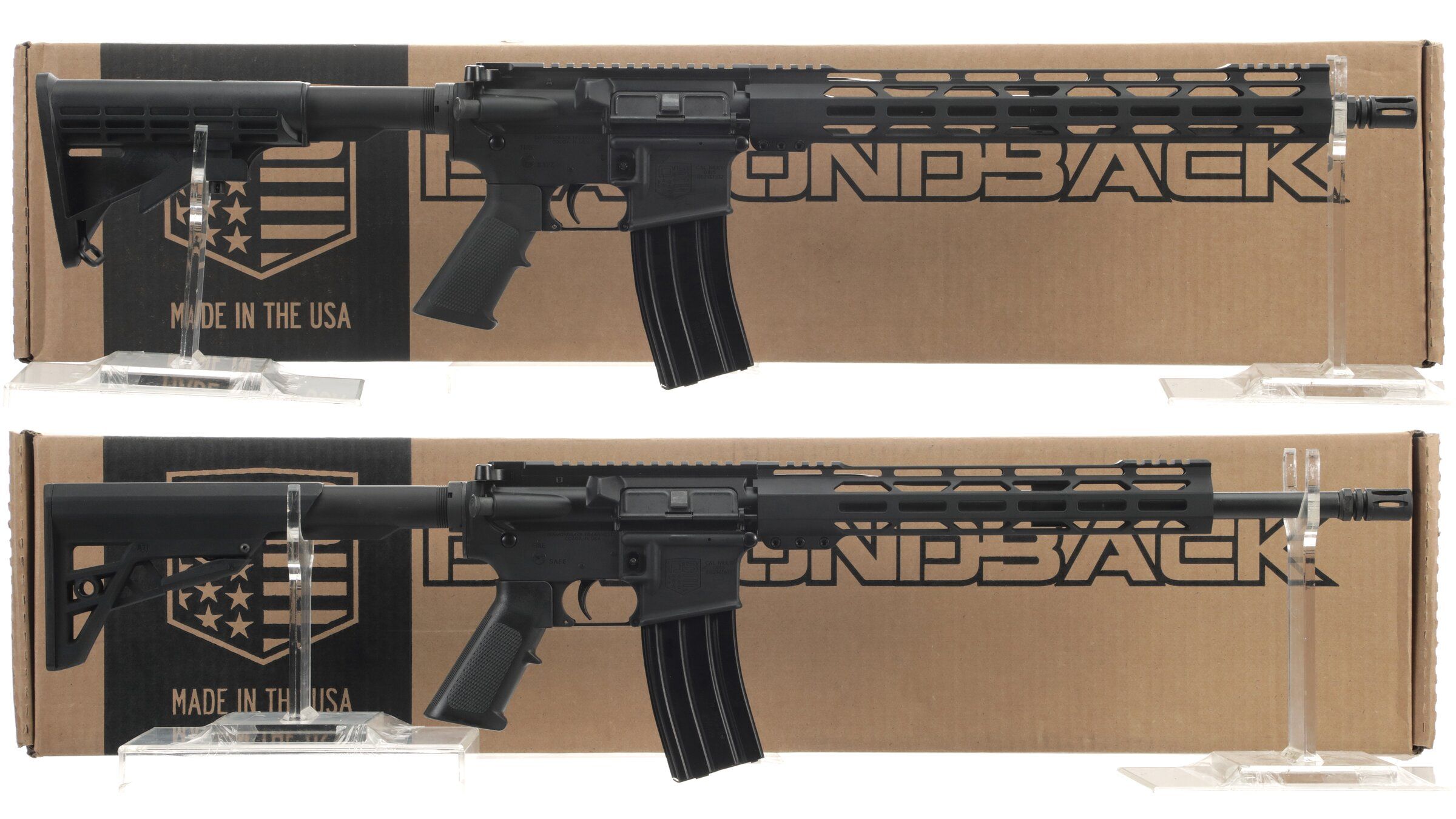 Two Diamondback Model DB-15 Semi-Automatic Rifles with Boxes | Rock ...