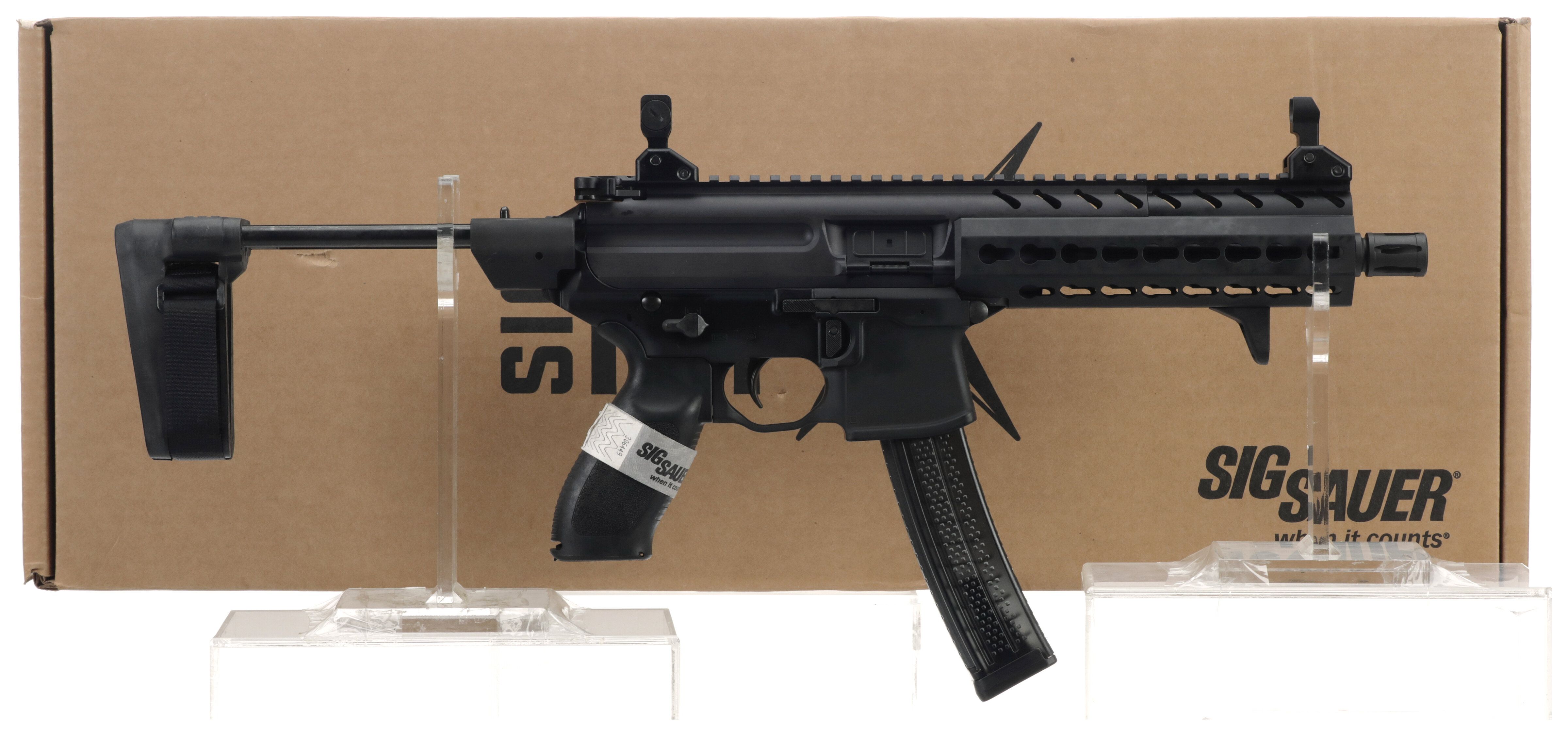 Sig Sauer Mpx Semi Automatic Pistol With Box Rock Island Auction