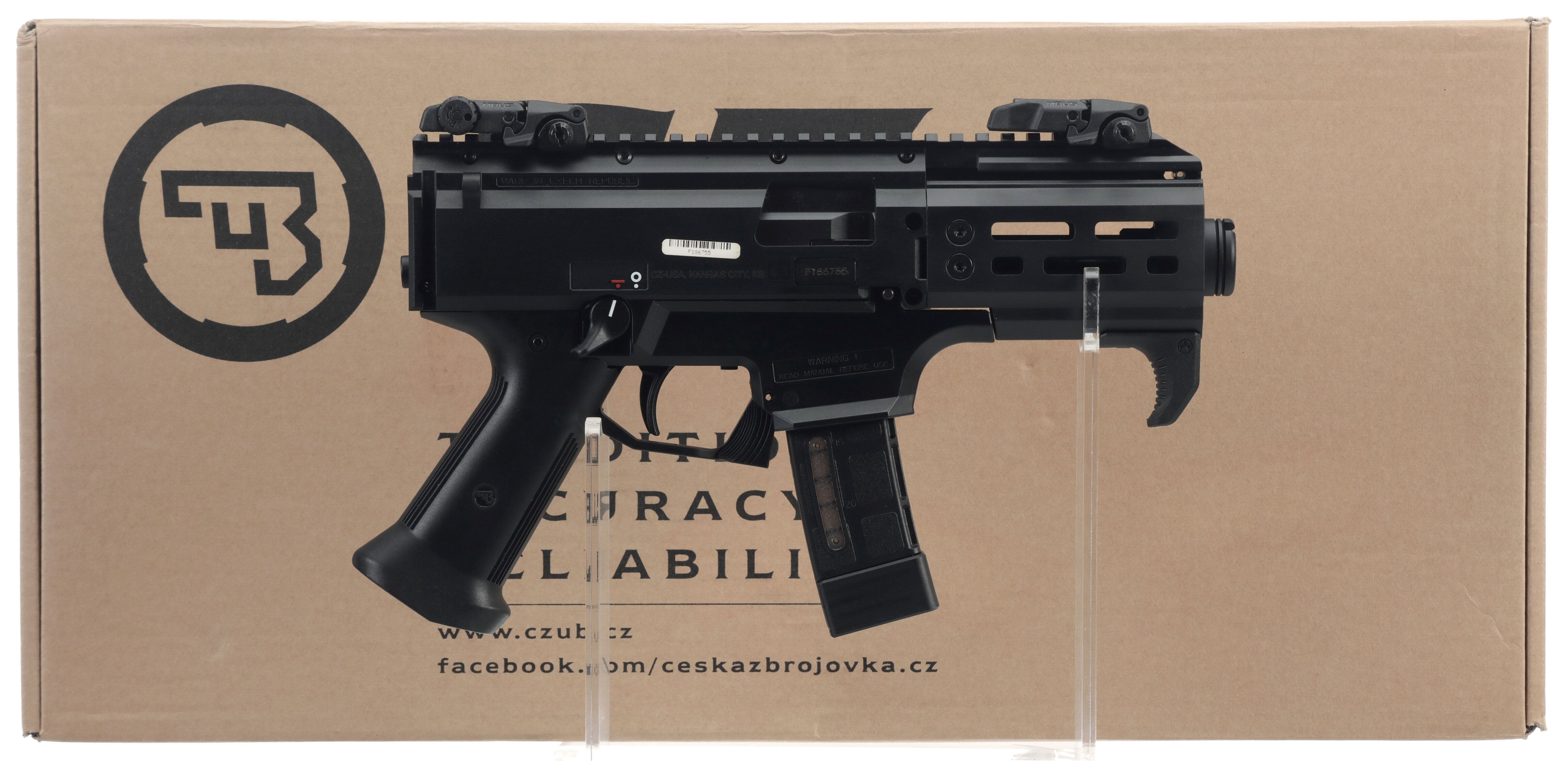 CZ Scorpion EVO 3 S2 Micro Semi-Automatic Pistol with Box | Rock Island ...