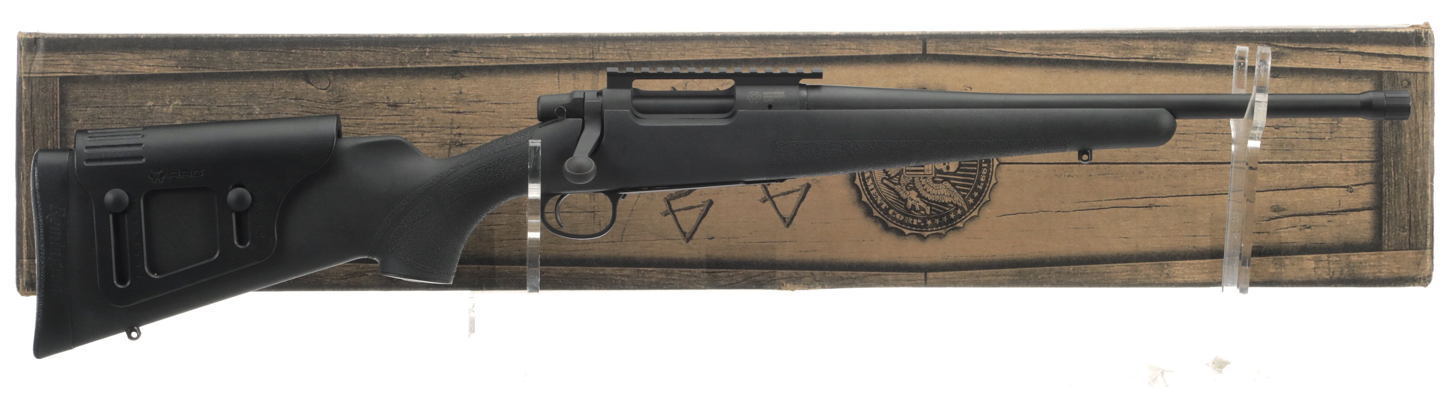 Remington Model Micro 7 AAC Bolt Action Rifle with Box | Rock Island ...