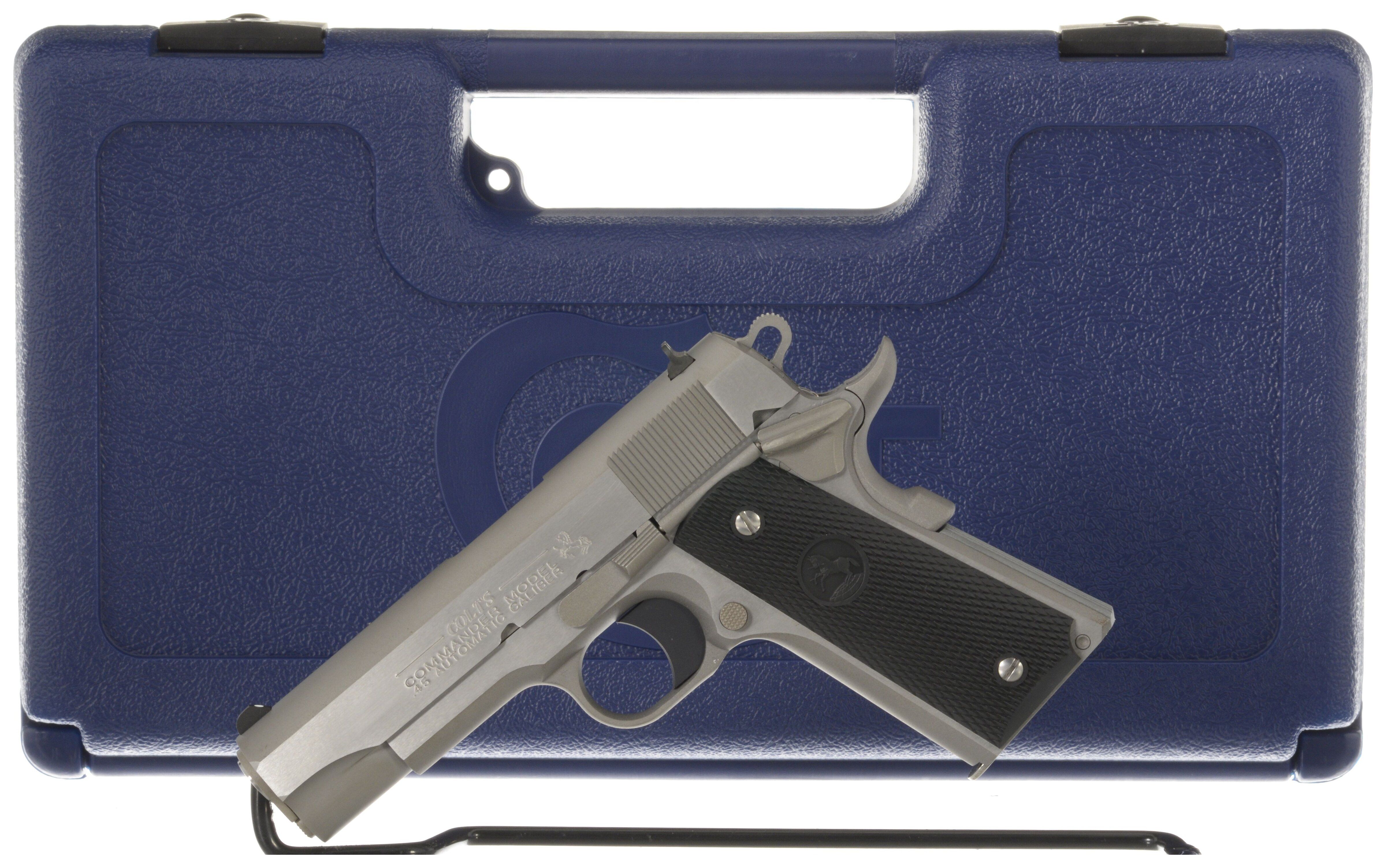 Colt Commander Model Semi-Automatic Pistol with Case | Rock Island Auction