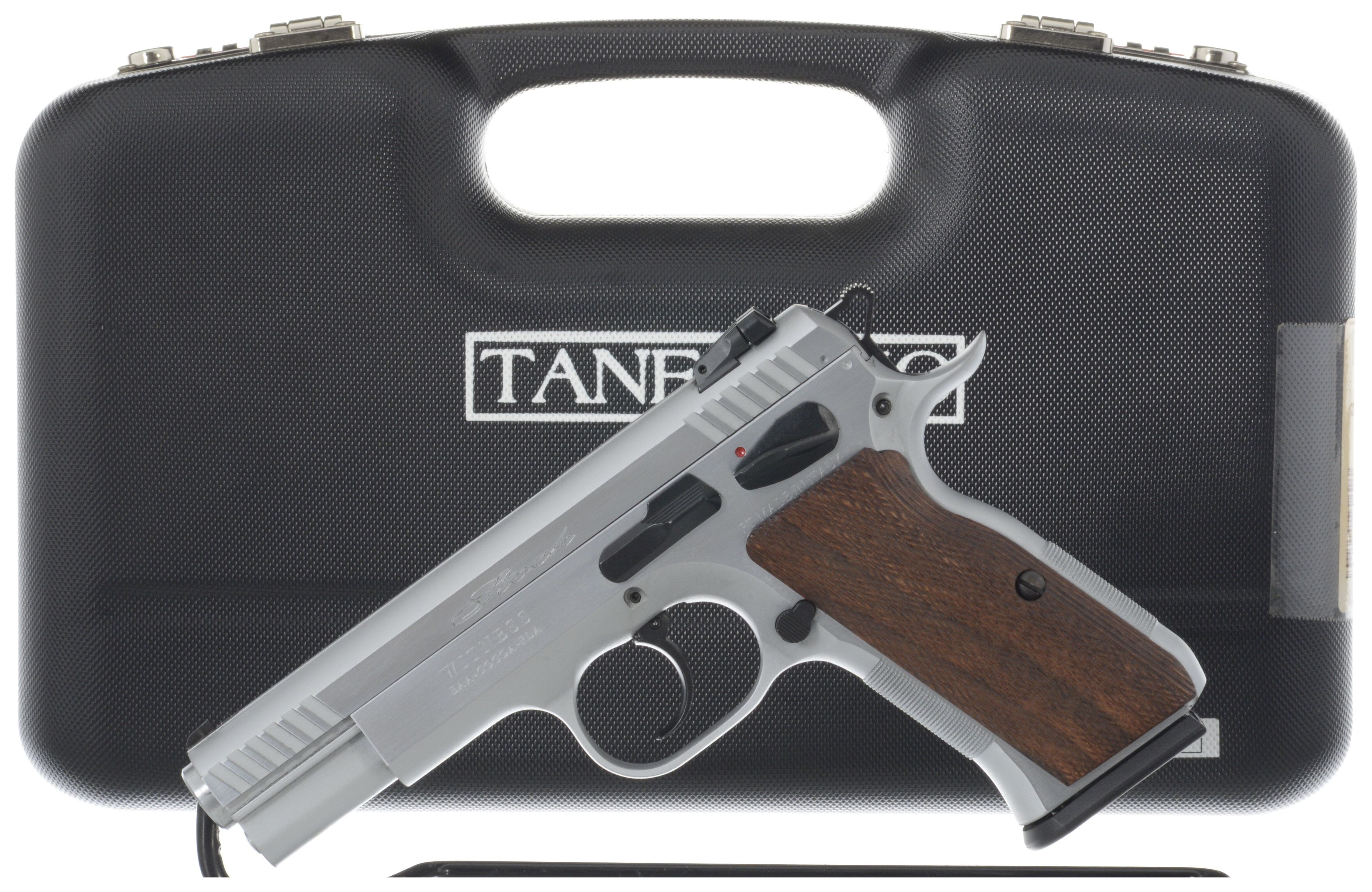 Tanfoglio Witness Stock Semi-Automatic Pistol with Case | Rock Island ...