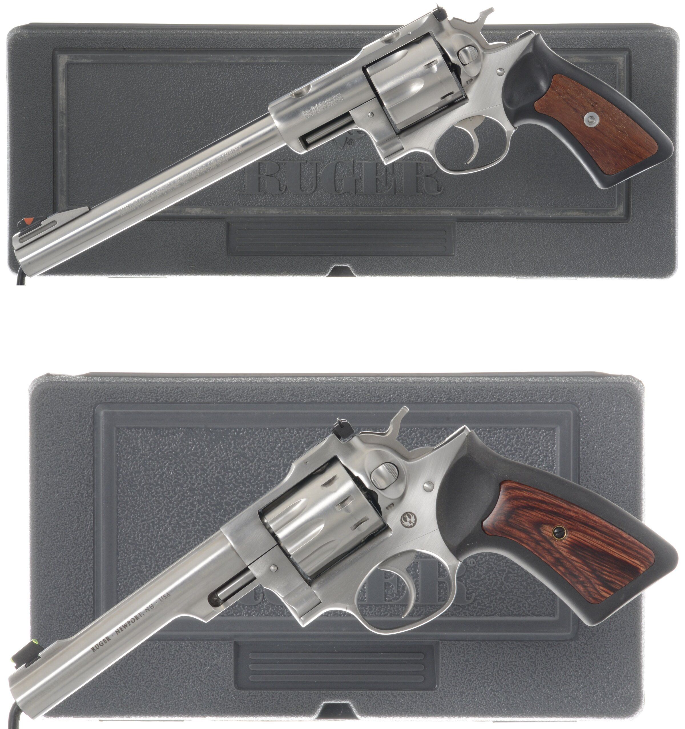 Two Ruger Double Action Revolvers with Cases | Rock Island Auction