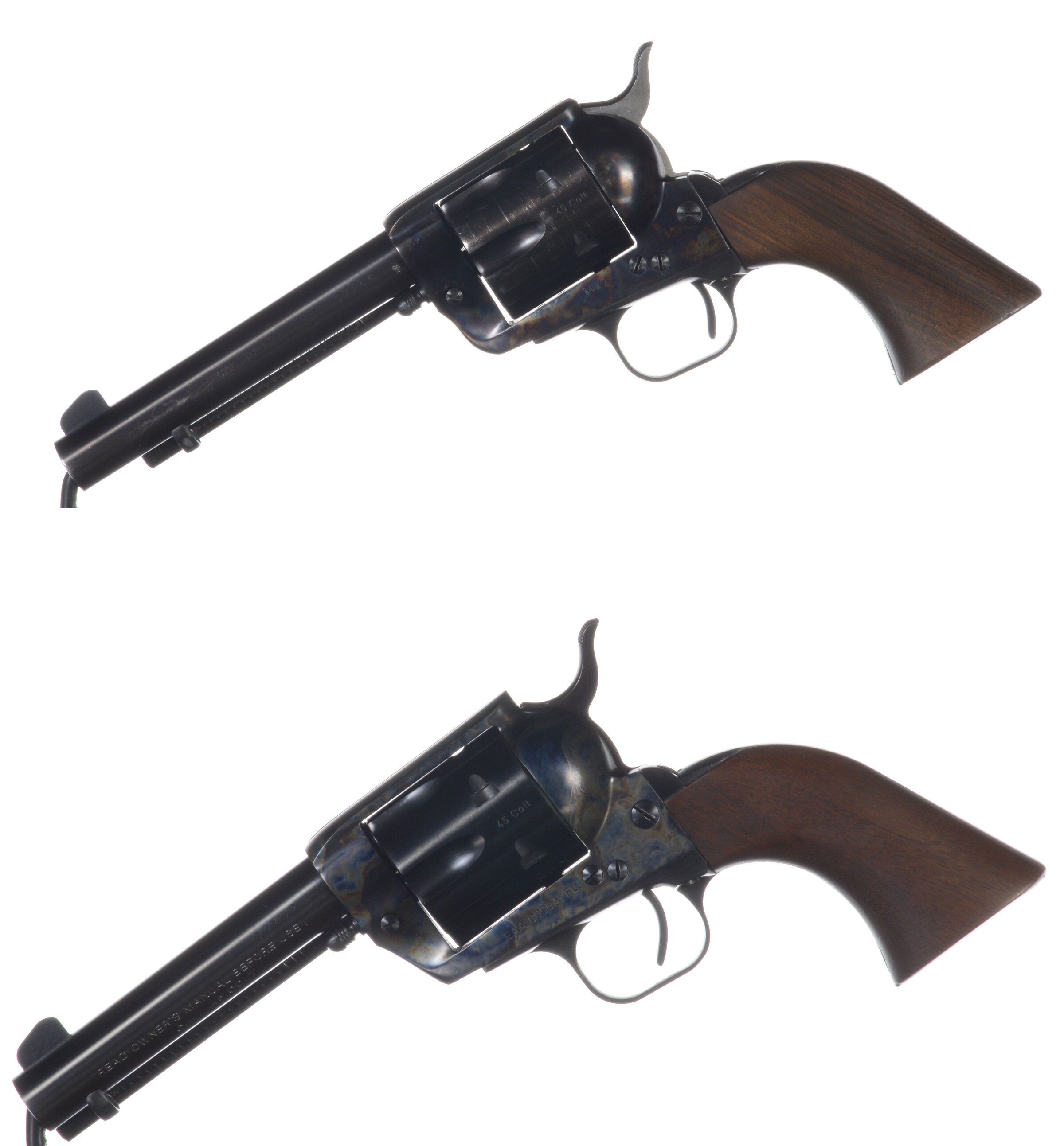 Two Hermann Weihrauch Single Action Revolvers | Rock Island Auction