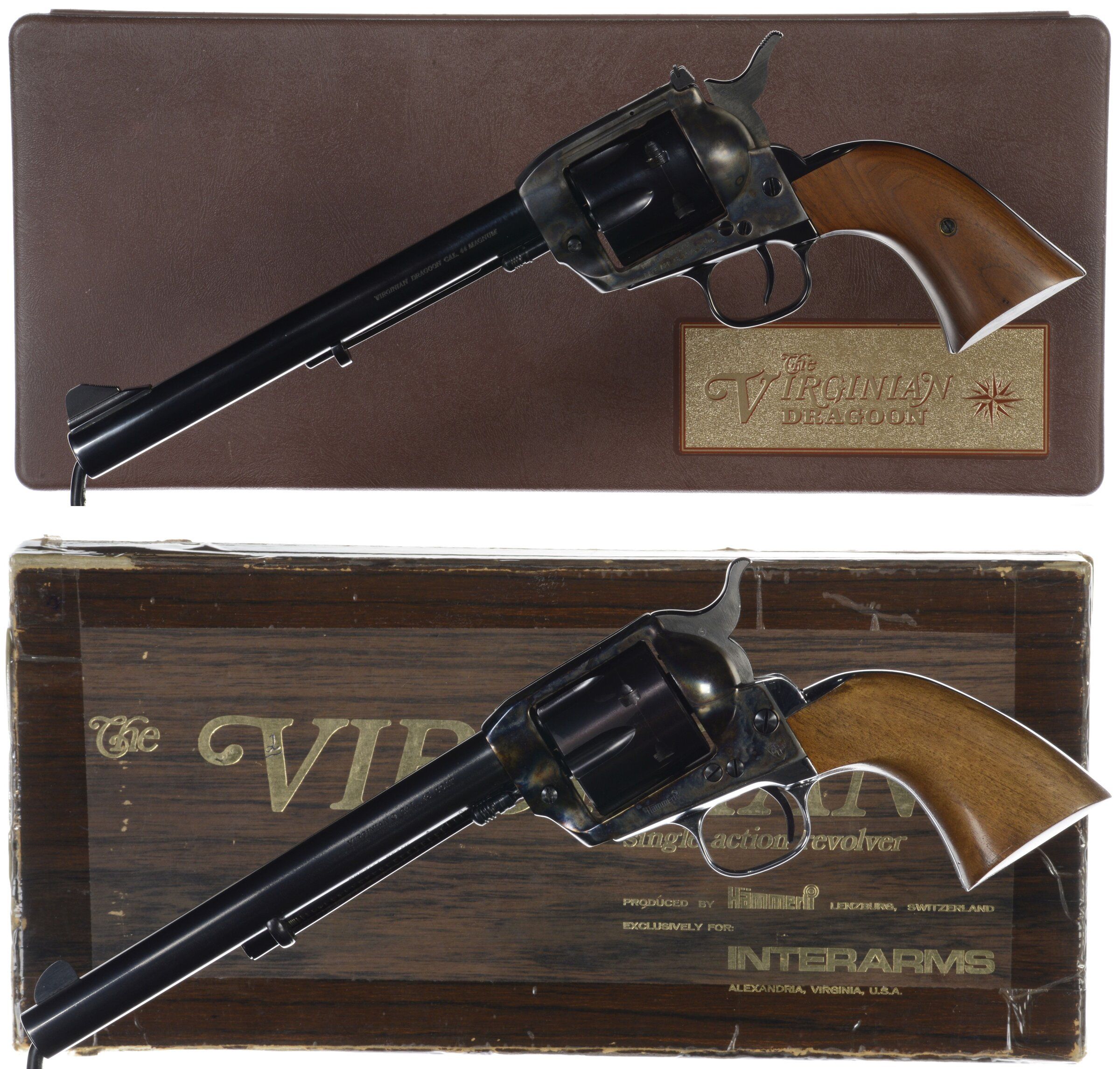 Two Virginian Single Action Revolvers | Rock Island Auction