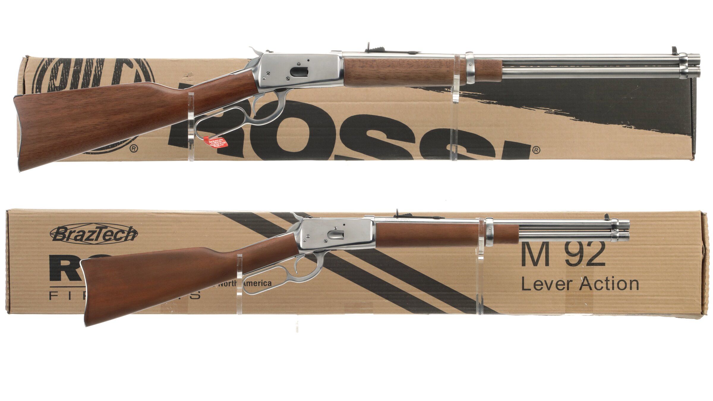 Two Rossi Model R92 Lever Action Rifles with Boxes | Rock Island Auction