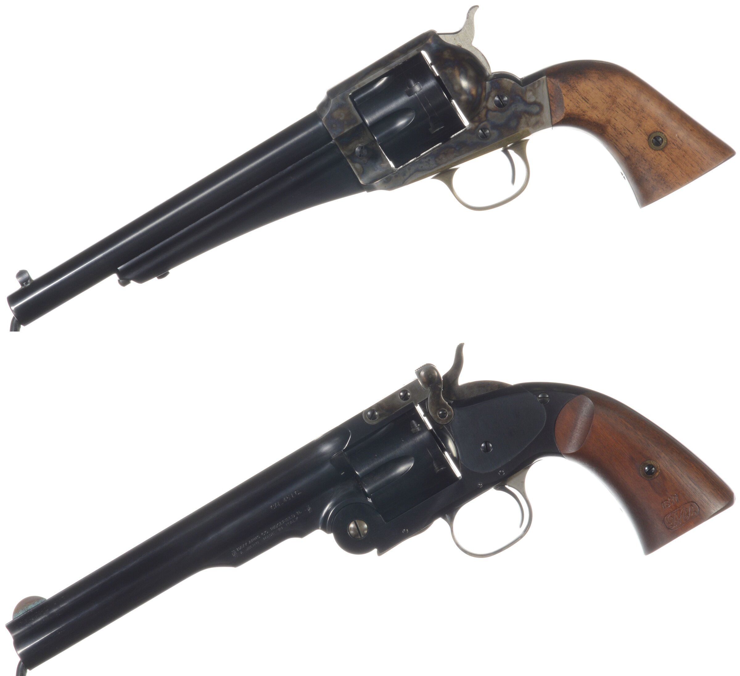 Two Italian Reproduction Single Action Revolvers | Rock Island Auction
