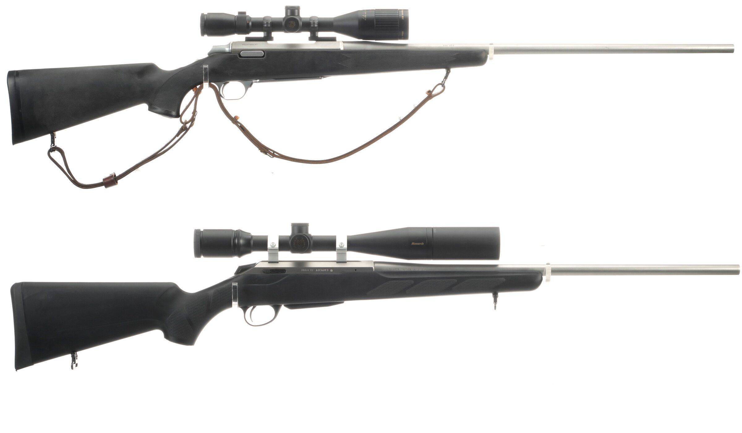 Two Bolt Action Rifles with Scopes | Rock Island Auction