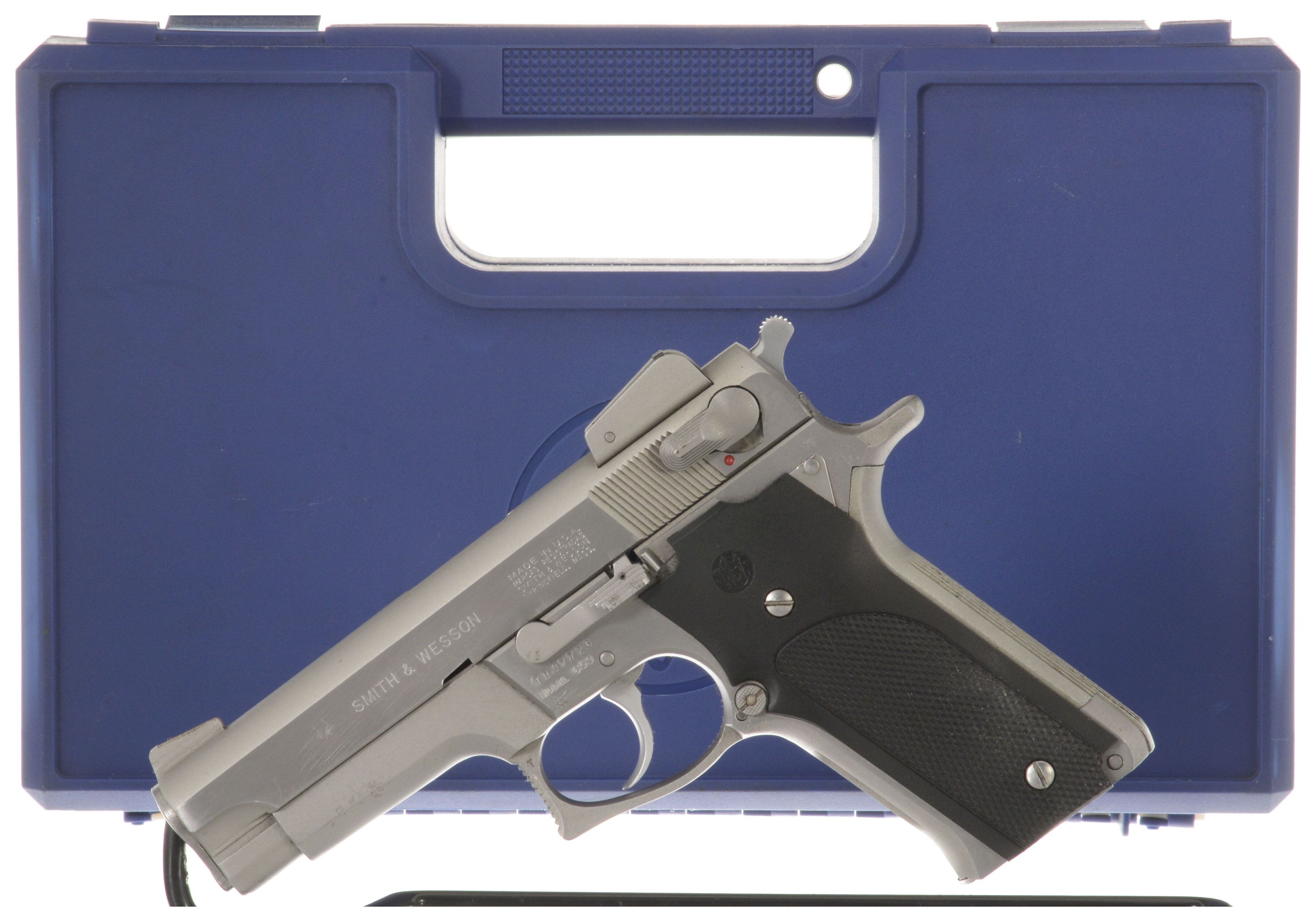 Smith & Wesson Model 659 Semi-Automatic Pistol with Case | Rock Island ...