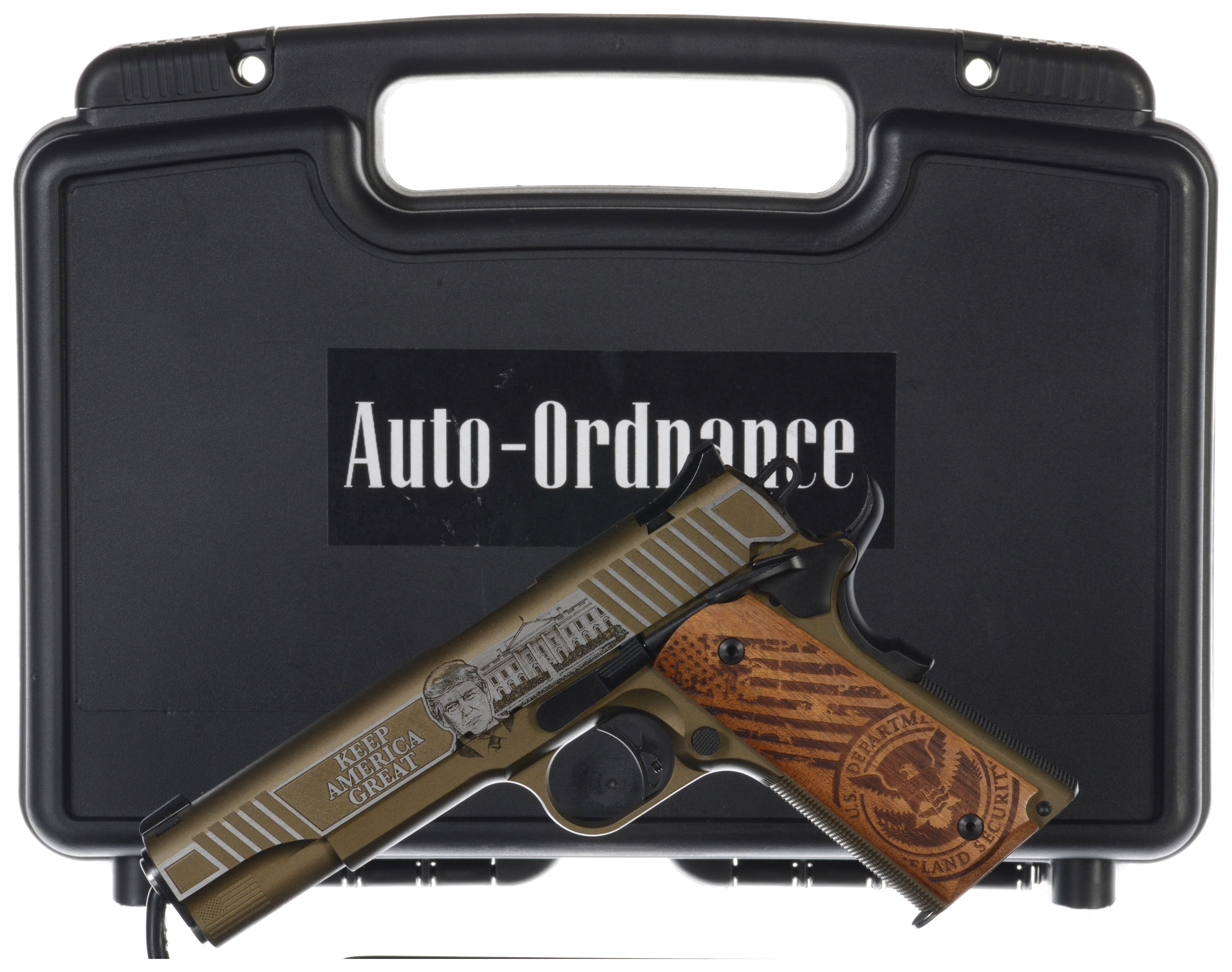 Auto-Ordnance Model 1911A1 Donald J. Trump Commemorative Pistol | Rock ...