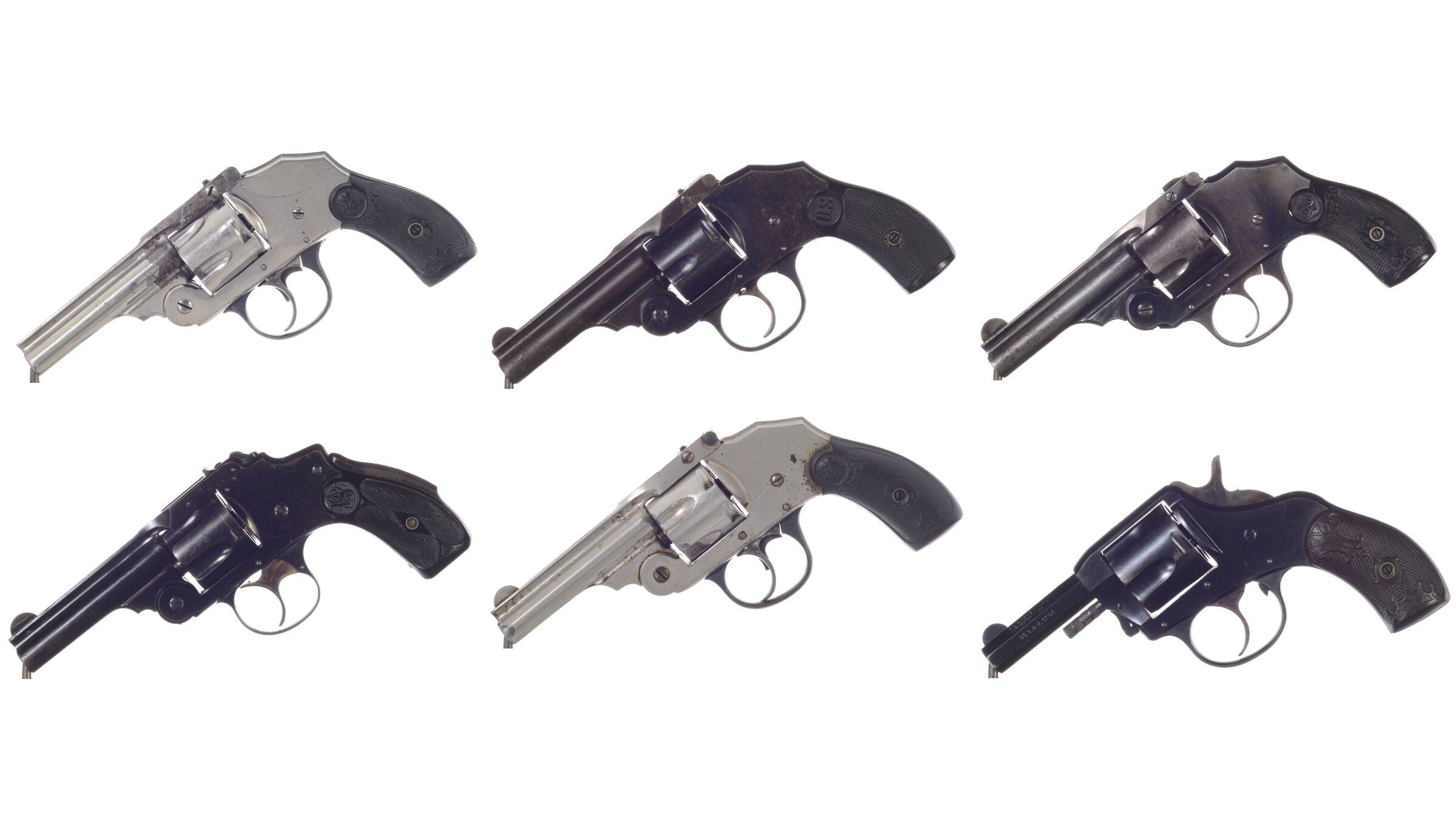 Six Double Action Revolvers | Rock Island Auction