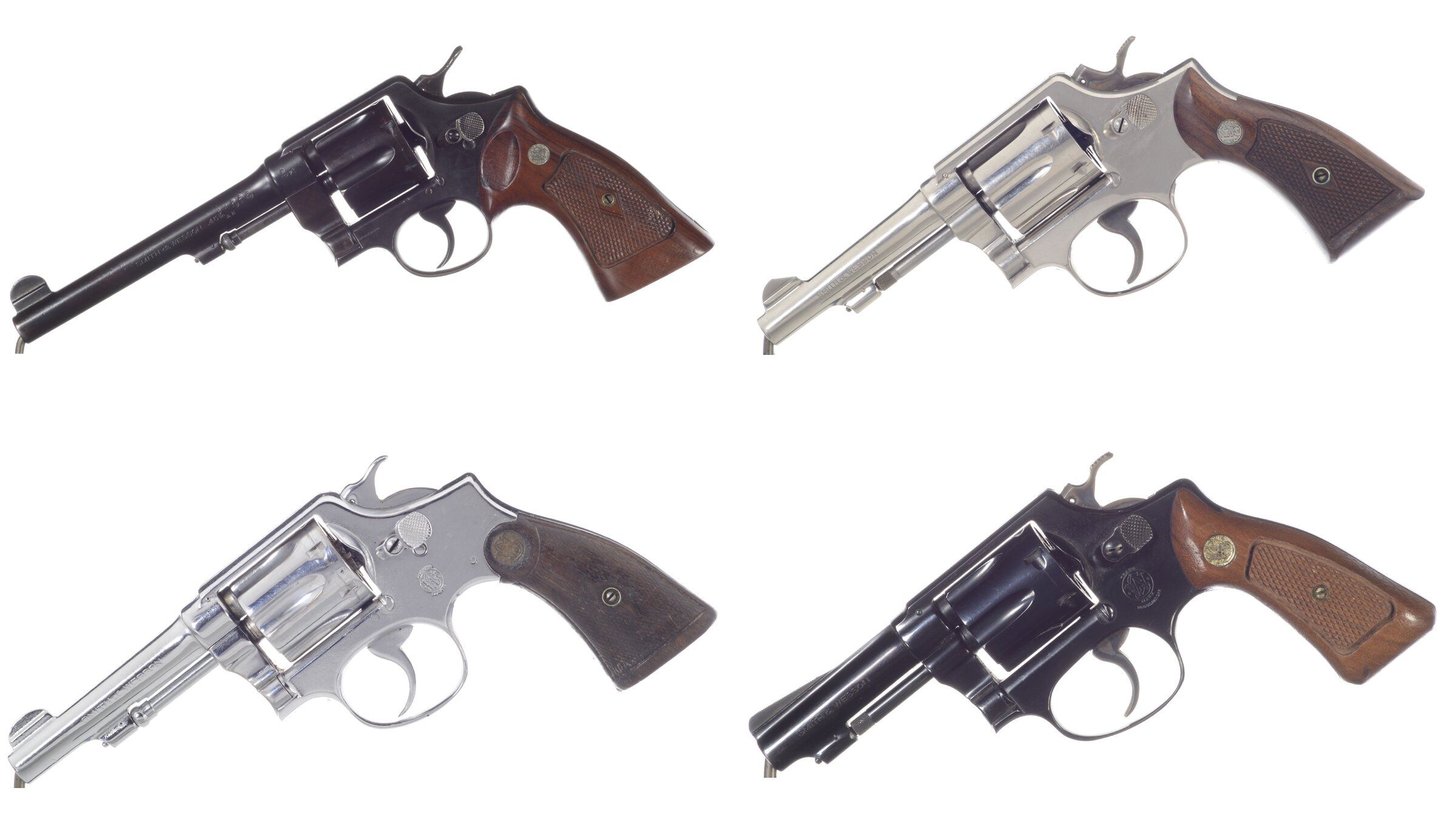 Four Smith & Wesson Double Action Revolvers | Rock Island Auction