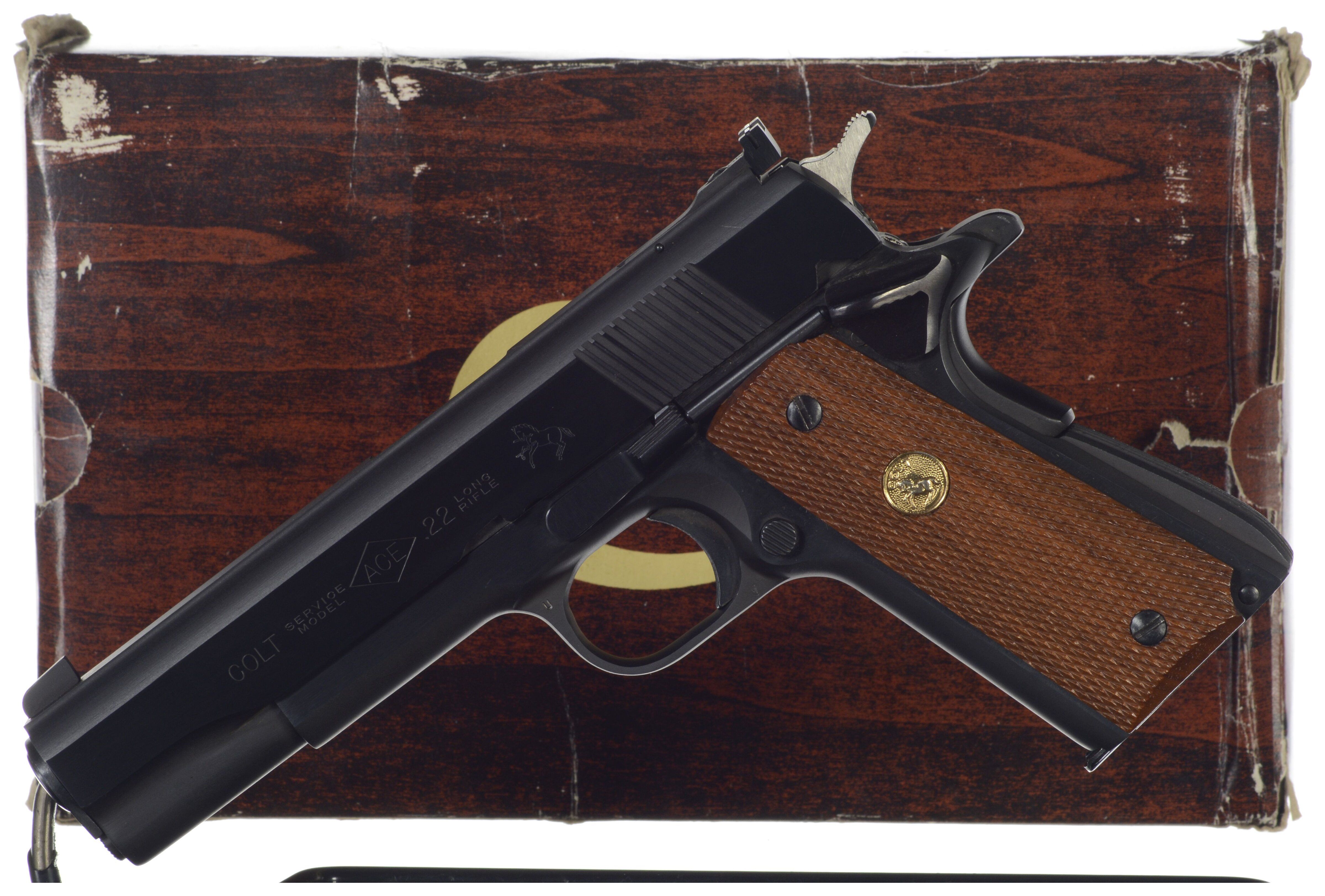 Colt Service Model Ace Semi-Automatic Pistol with Box | Rock Island Auction