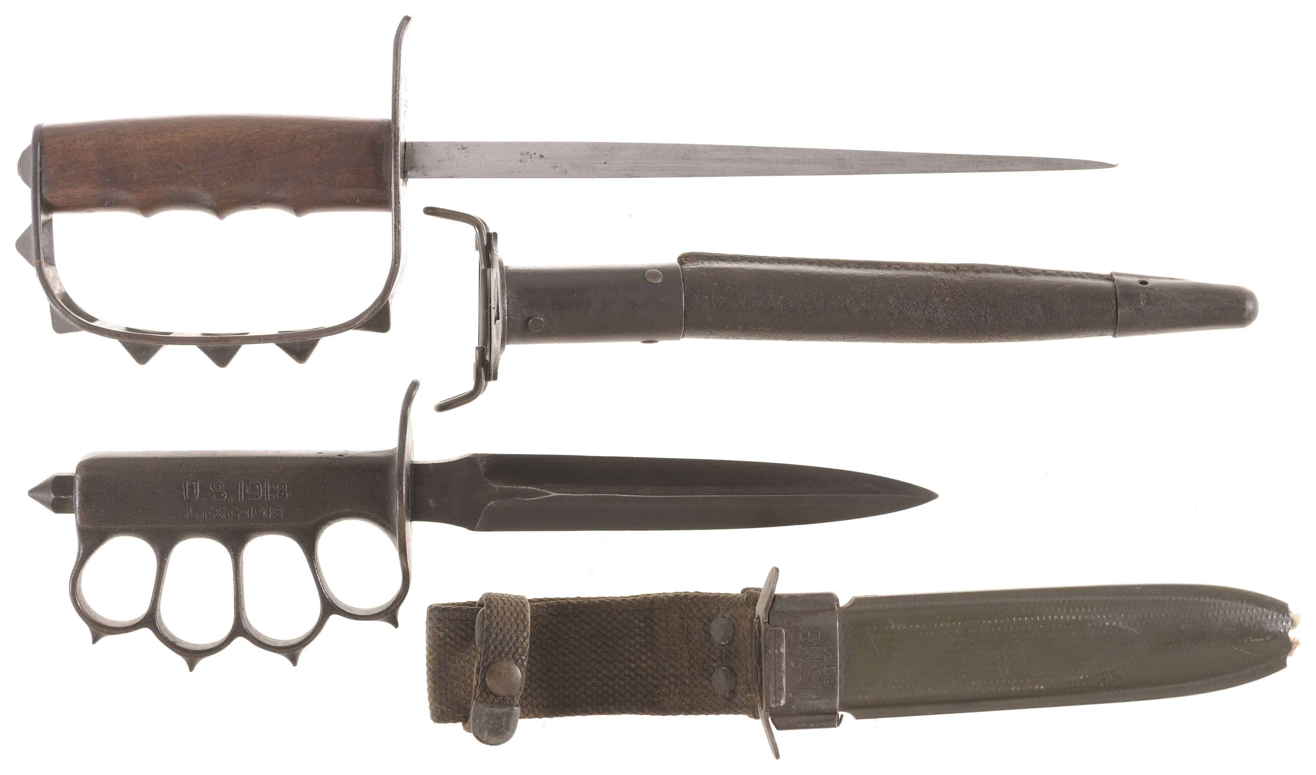 Two U.S. Military Trench Knives | Rock Island Auction