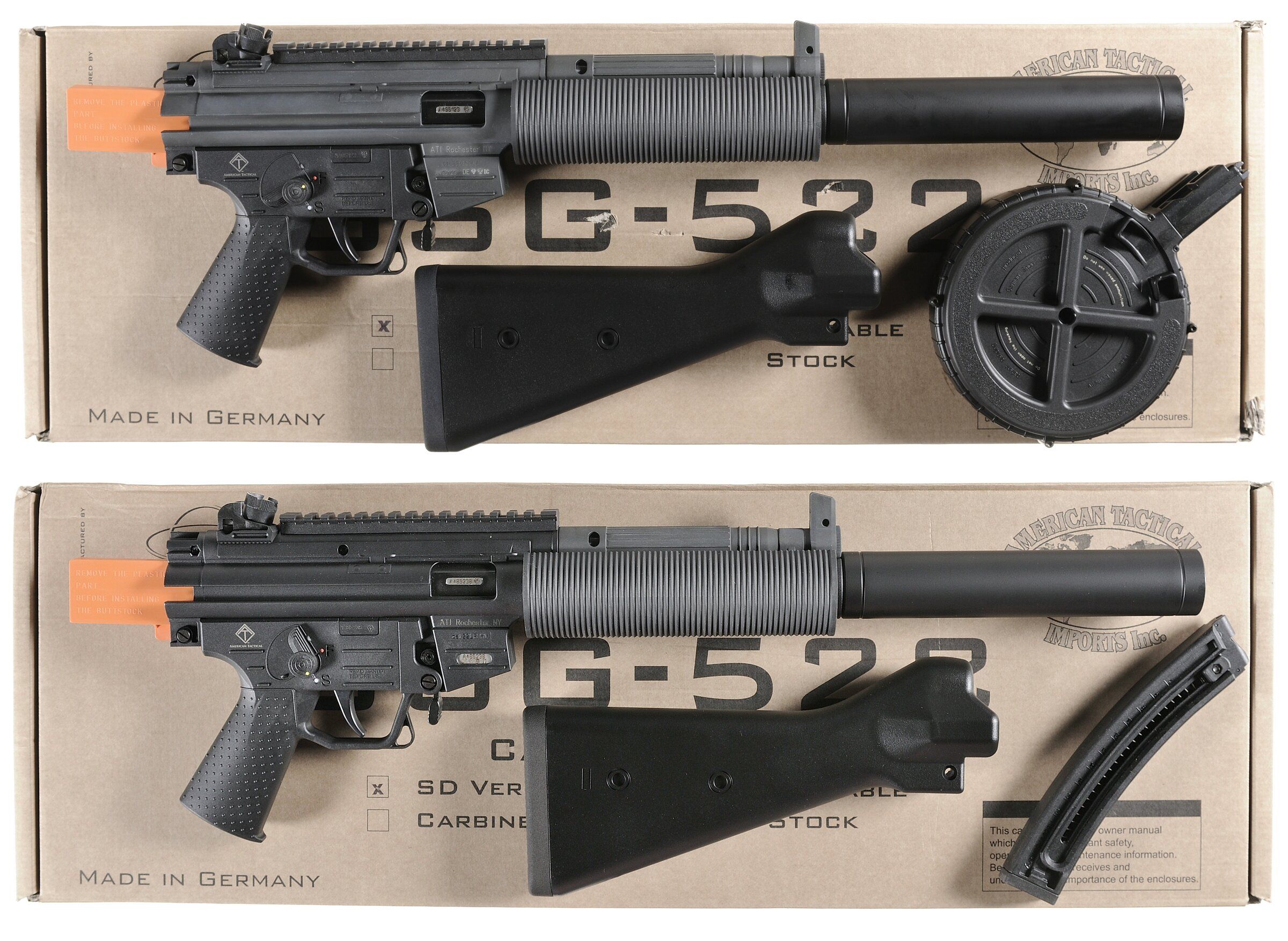 Two German Sports Group Model GSG-522 Rifles with Boxes | Rock Island Auction