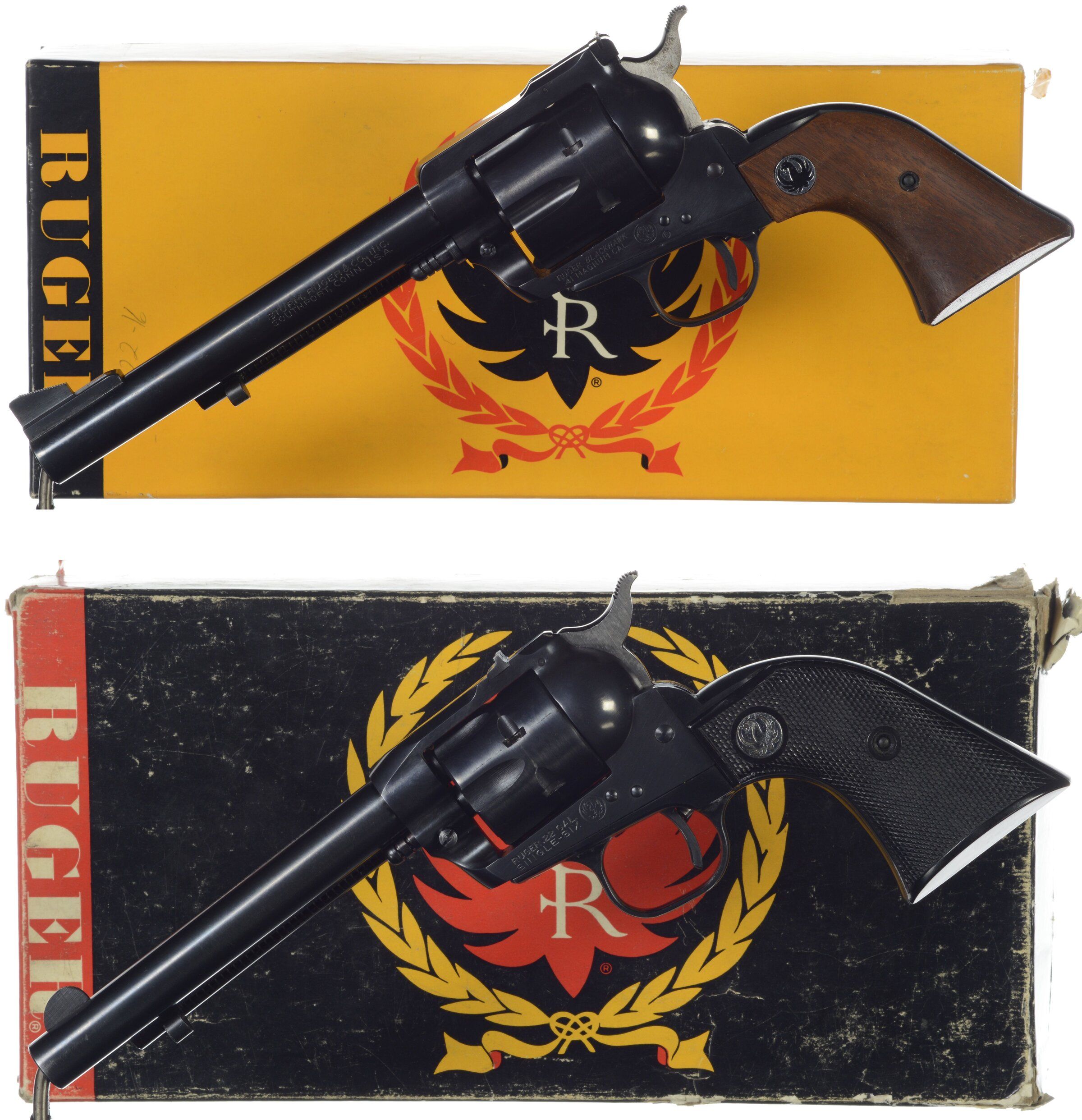 Two Ruger Single Action Revolvers With Boxes | Rock Island Auction