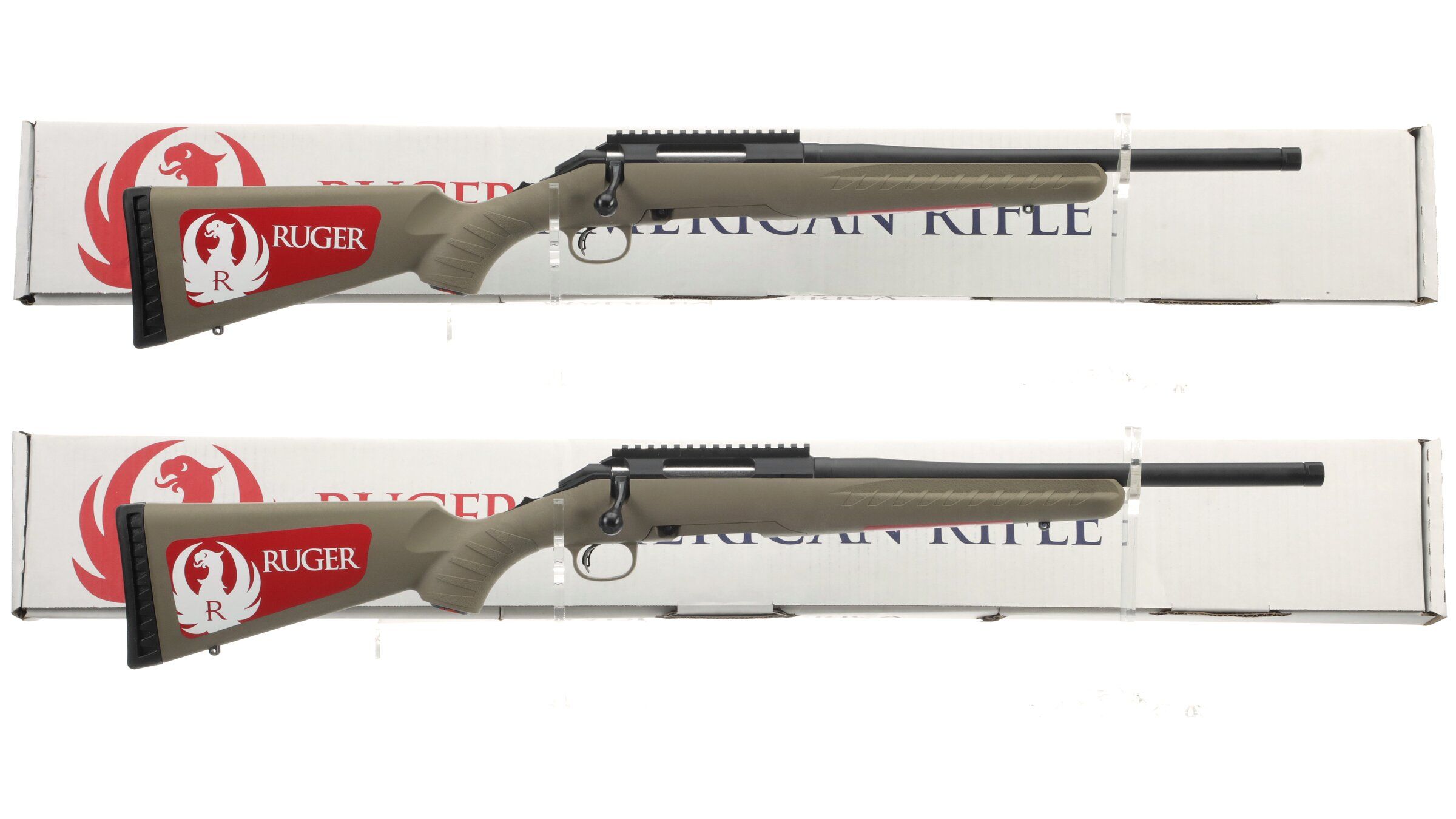 Two Ruger American Bolt Action Ranch Rifles with Boxes | Rock Island ...