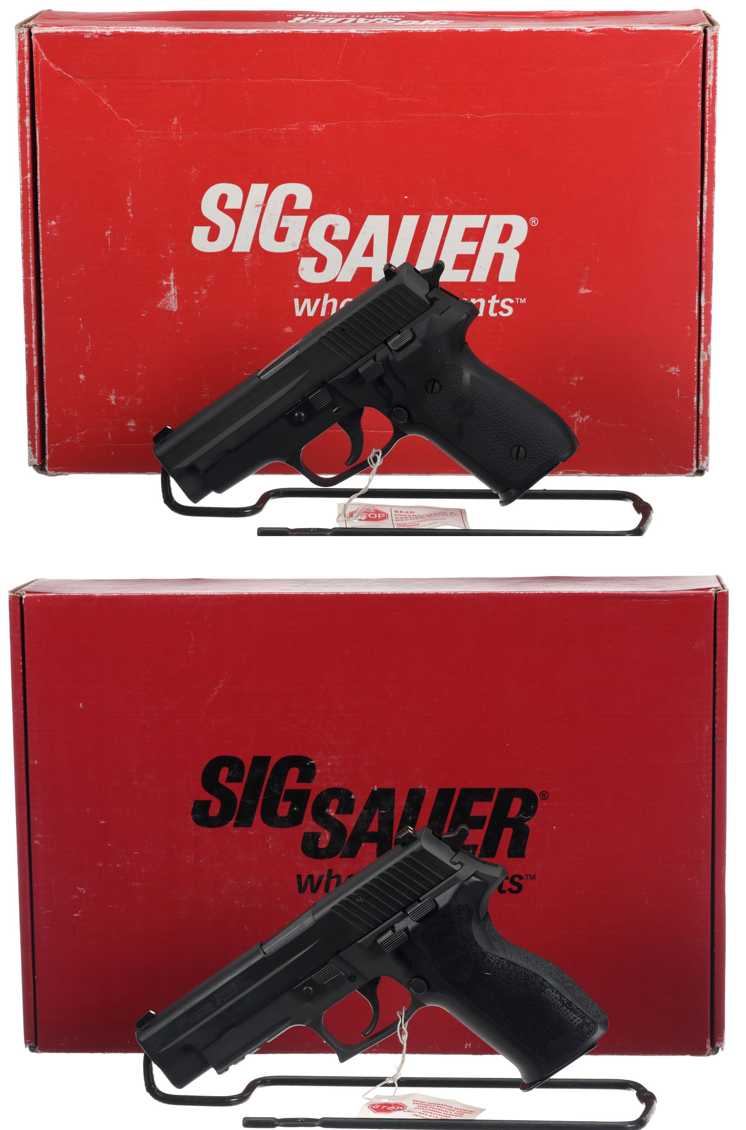 Two Sig Sauer Semi-Automatic Pistols with Boxes | Rock Island Auction