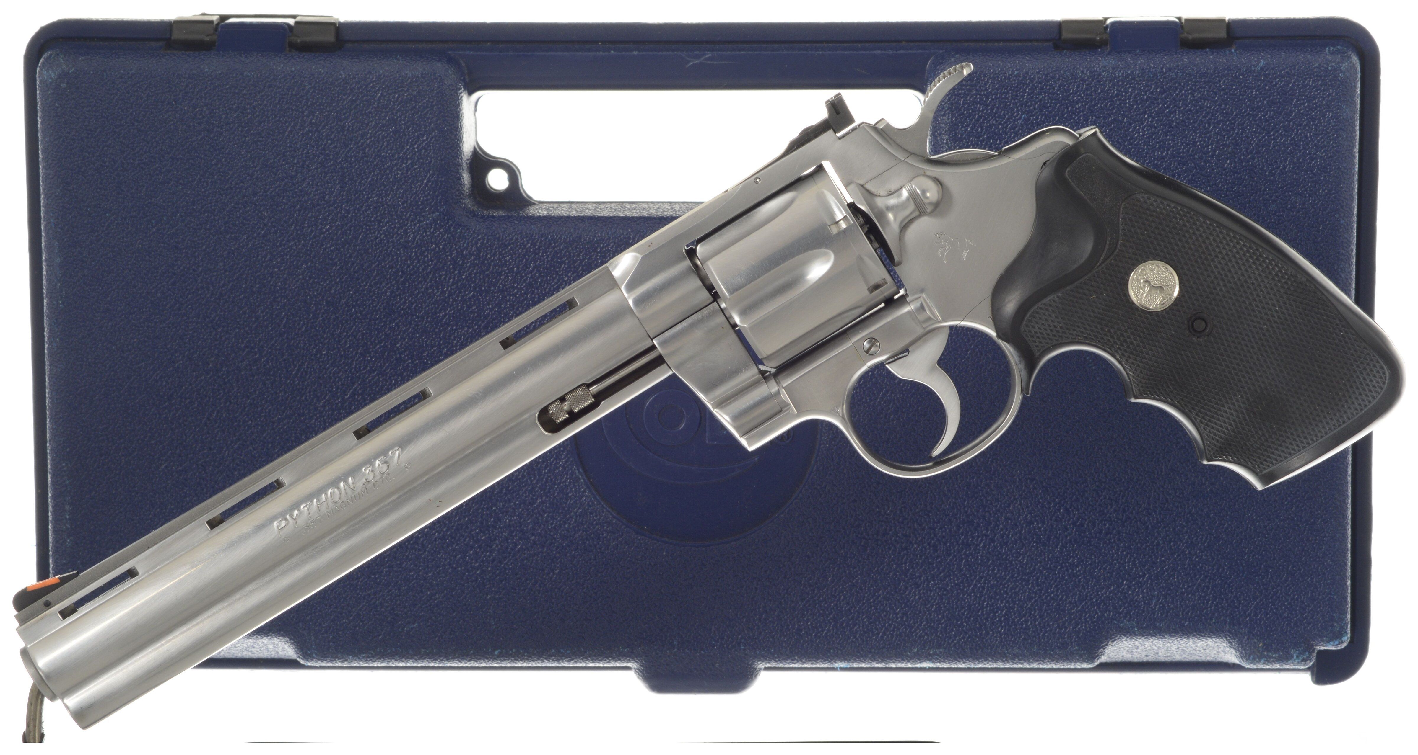 Colt Python Double Action Revolver with Case | Rock Island Auction
