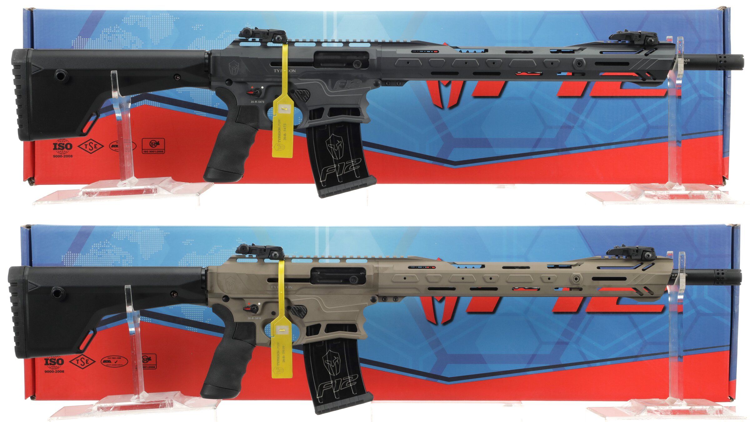 Two Typhoon Defense Model F12 Semi-Automatic Shotguns | Rock Island Auction