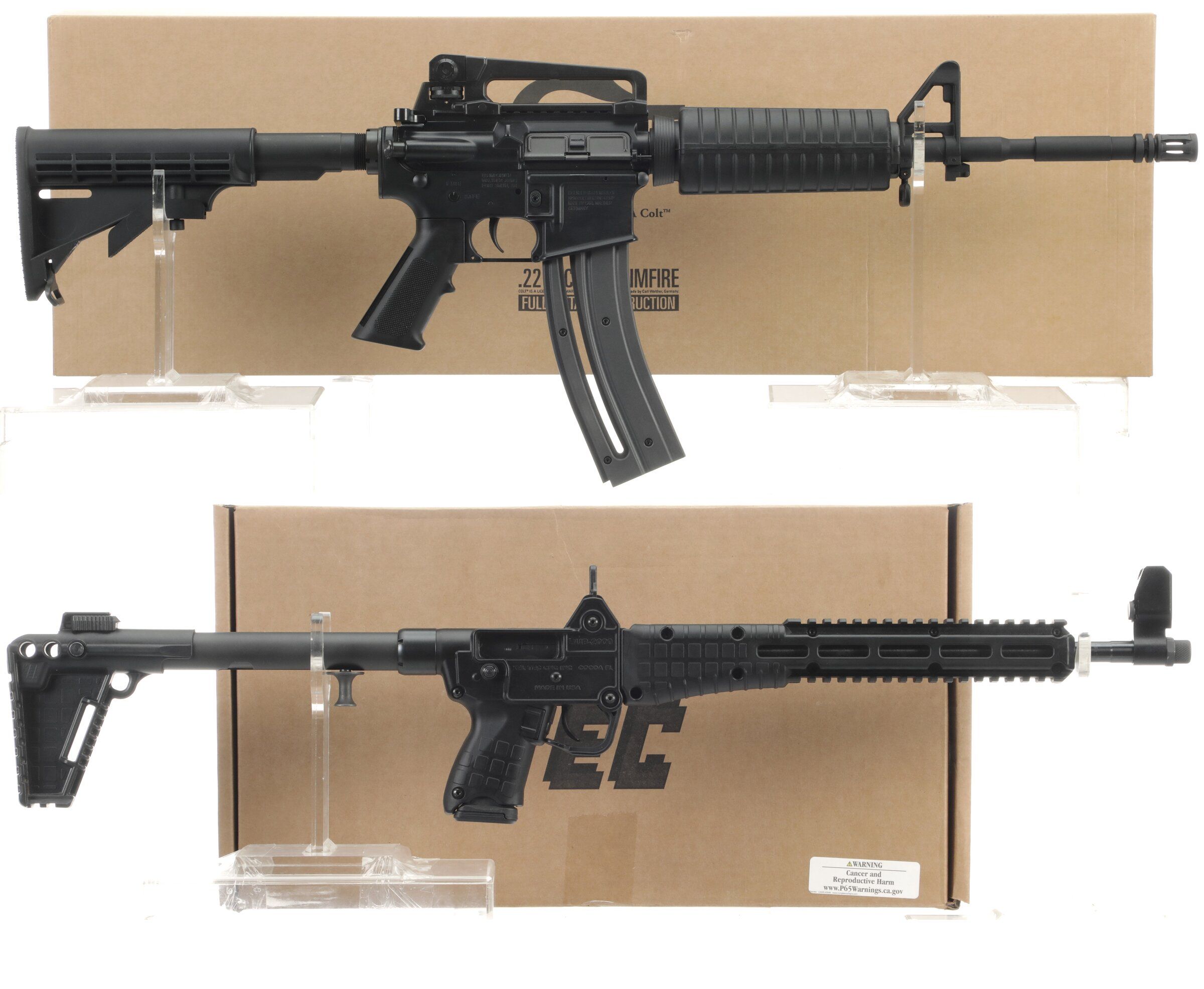 Two Semi-Automatic Rifles with Boxes | Rock Island Auction