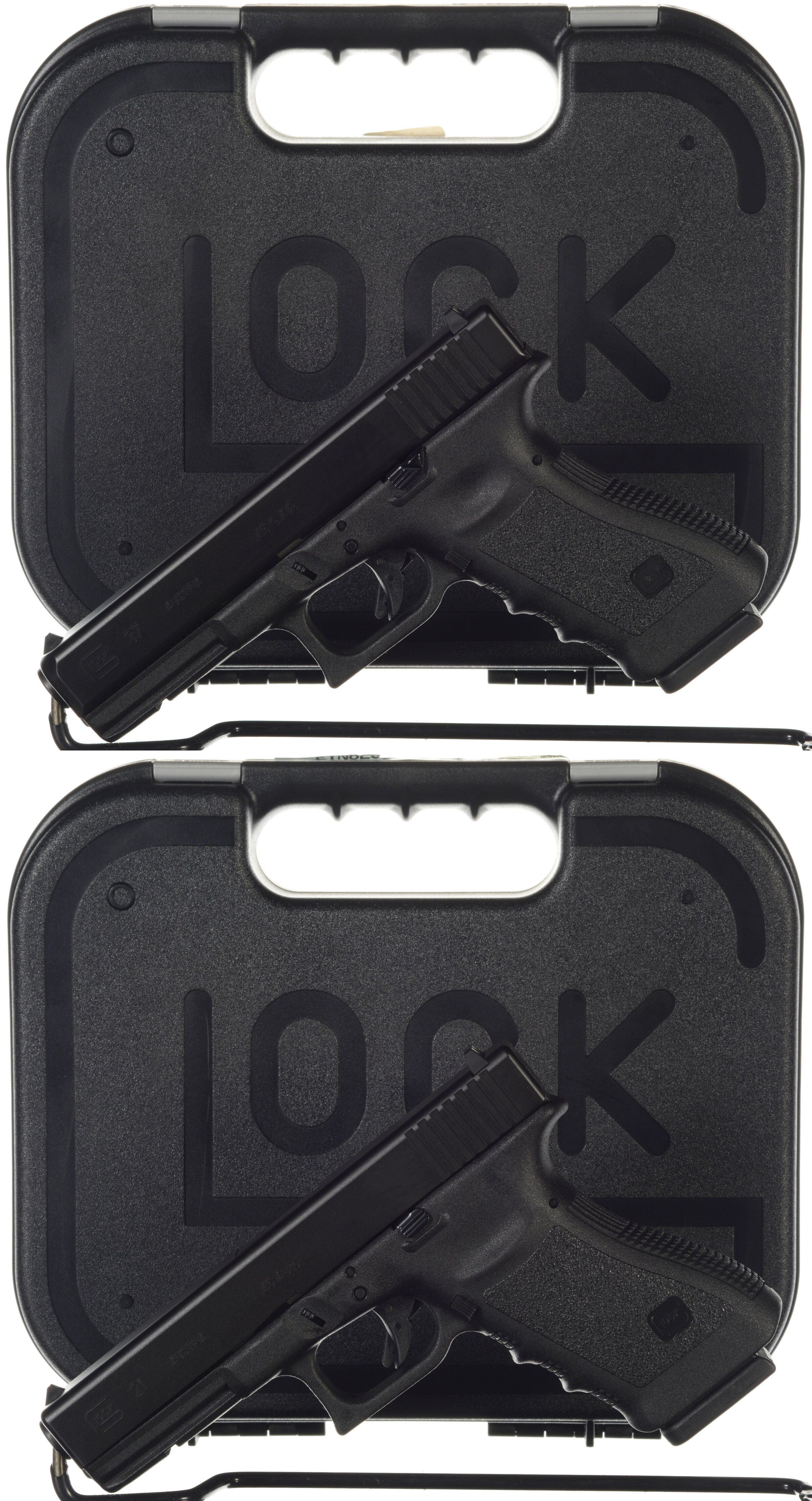 Two Glock Semi-Automatic Pistols with Boxes | Rock Island Auction